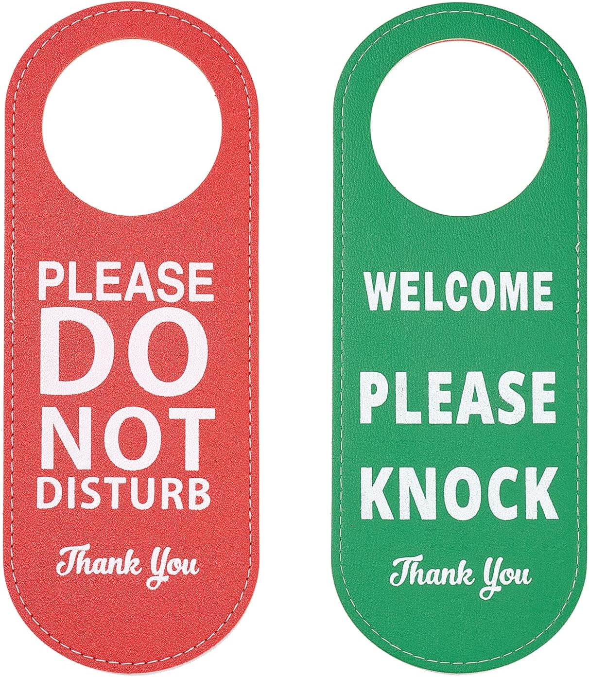 4 Packs Do Not Disturb Door Hanger Sign 9x3.3 inch Double Sided ...