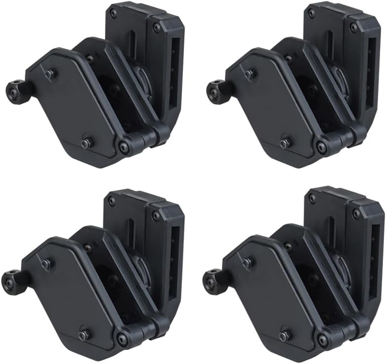 4 Packs Double Stack Magazines Pouch Holster for Magazines 9 mm, 40-1 1 ...