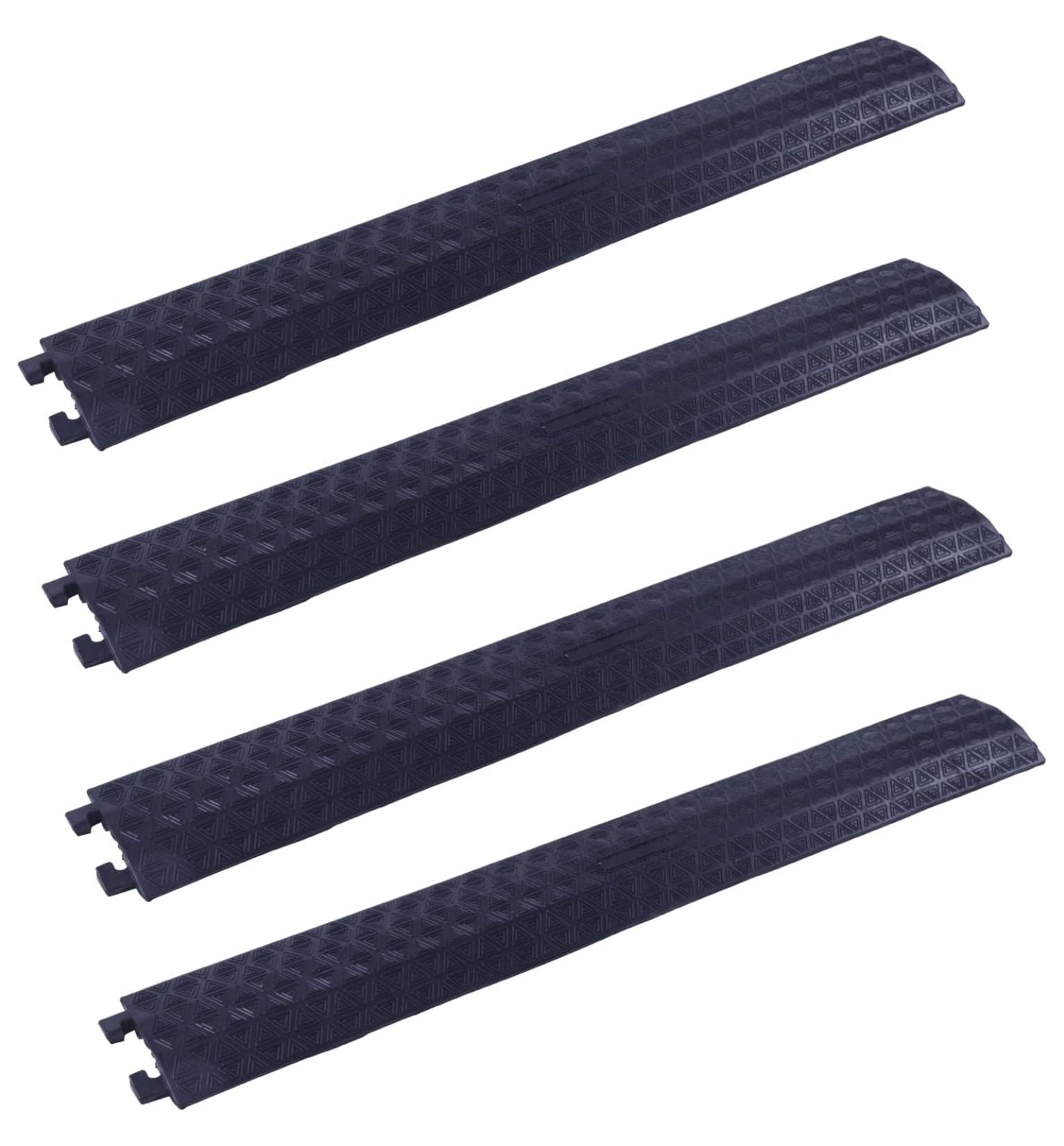 4 Packs Drive Over Cable Protector 40 inch Heavy Duty Rubber Cable ...