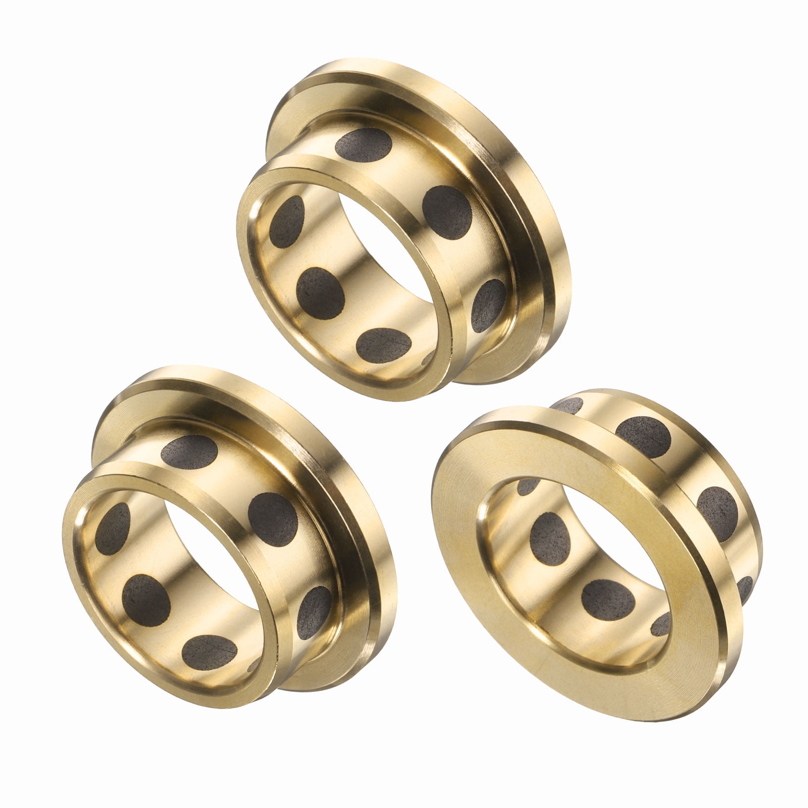 4 Packs Flange Sleeve Bearings 16mm Bore x 20mm OD x 15mm Height ...