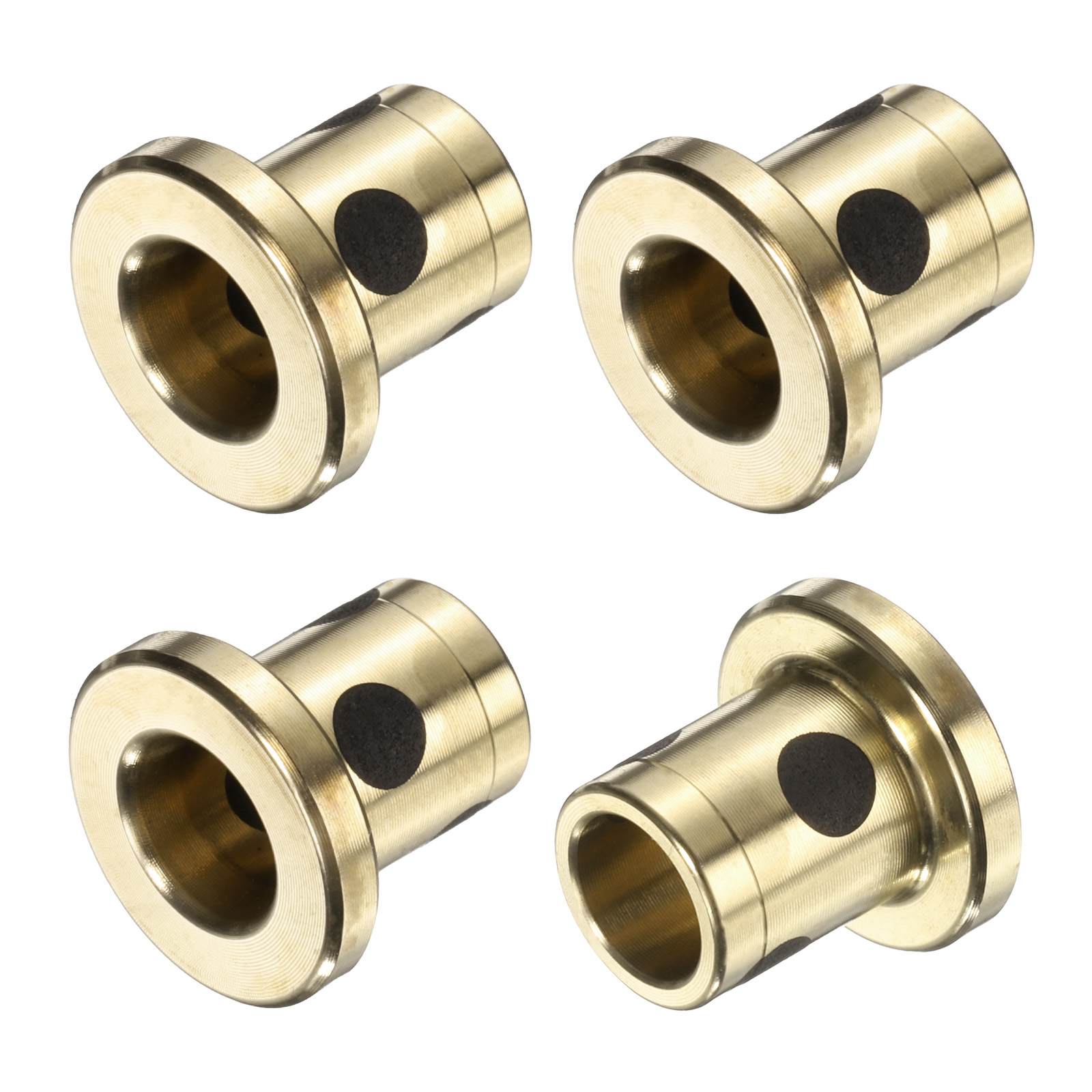 4 Packs Flange Sleeve Bearings 16mm Bore x 20mm OD x 20mm Height ...