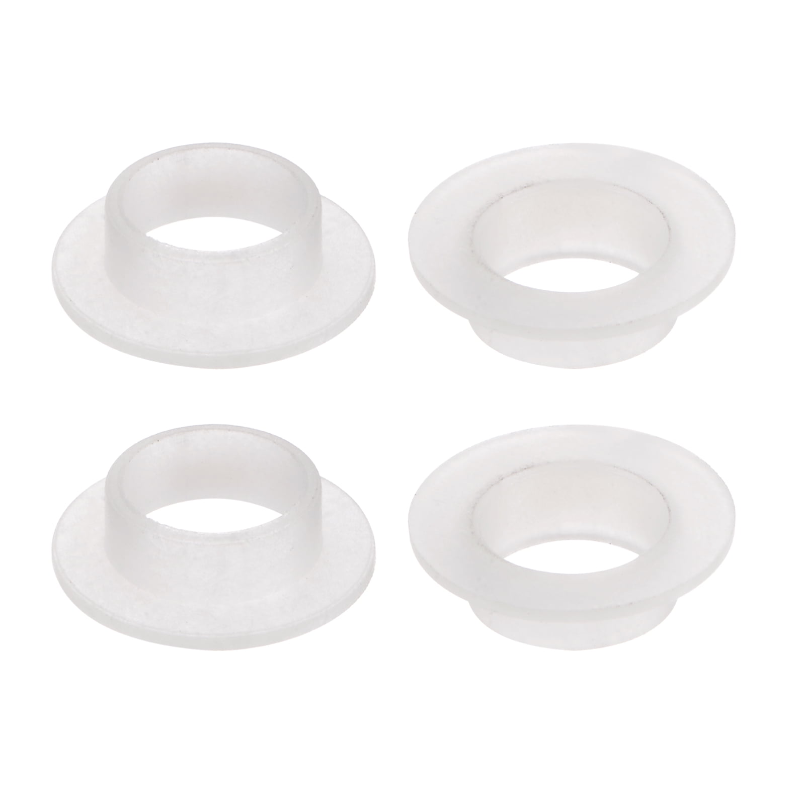 4 Packs Flanged Sleeve Bearings Plastic Bushings 10mm Bore x 12.05mm OD ...