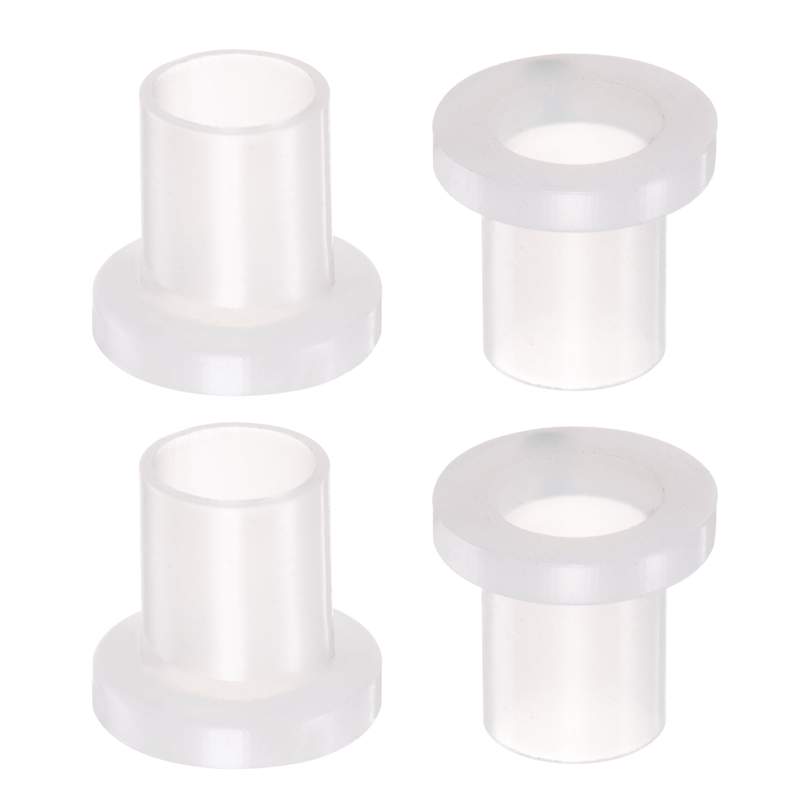 4 Packs Flanged Sleeve Bearings Plastic Bushings 9.4mm Bore x 11.2mm OD ...