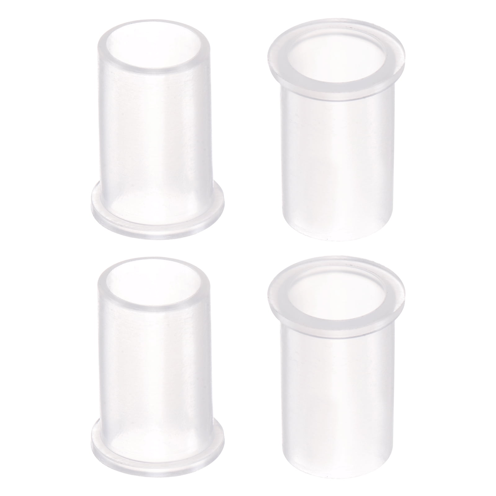 4 Packs Flanged Sleeve Bearings Plastic Bushings 9.95mm Bore x 11.95mm ...