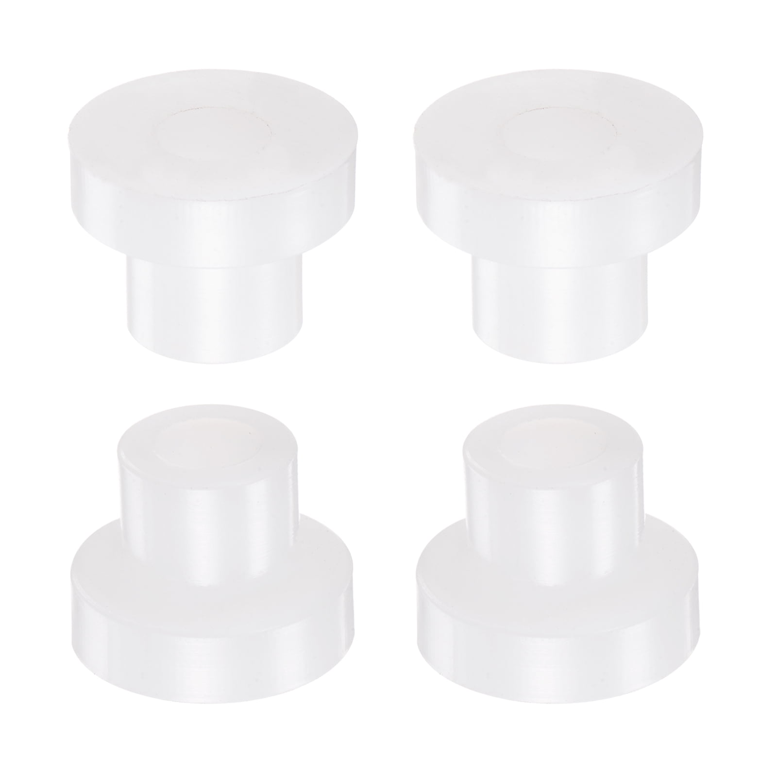4 Packs Flanged Sleeve Bearings Plastic Bushings 9mm Bore x 15mm OD x ...