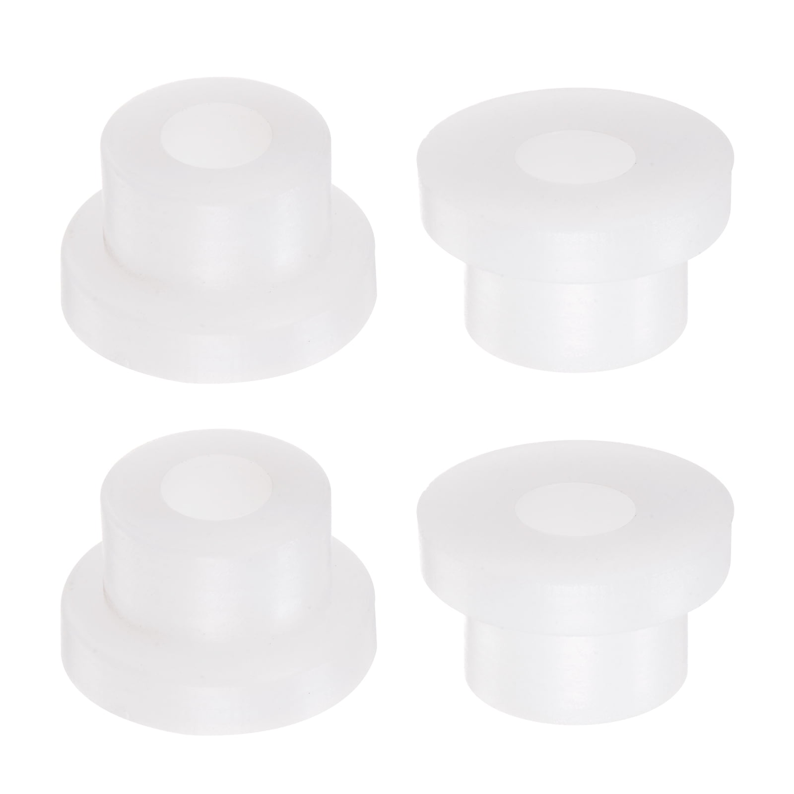4 Packs Flanged Sleeve Bearings Plastic Bushings 9mm Bore x 18mm OD x ...