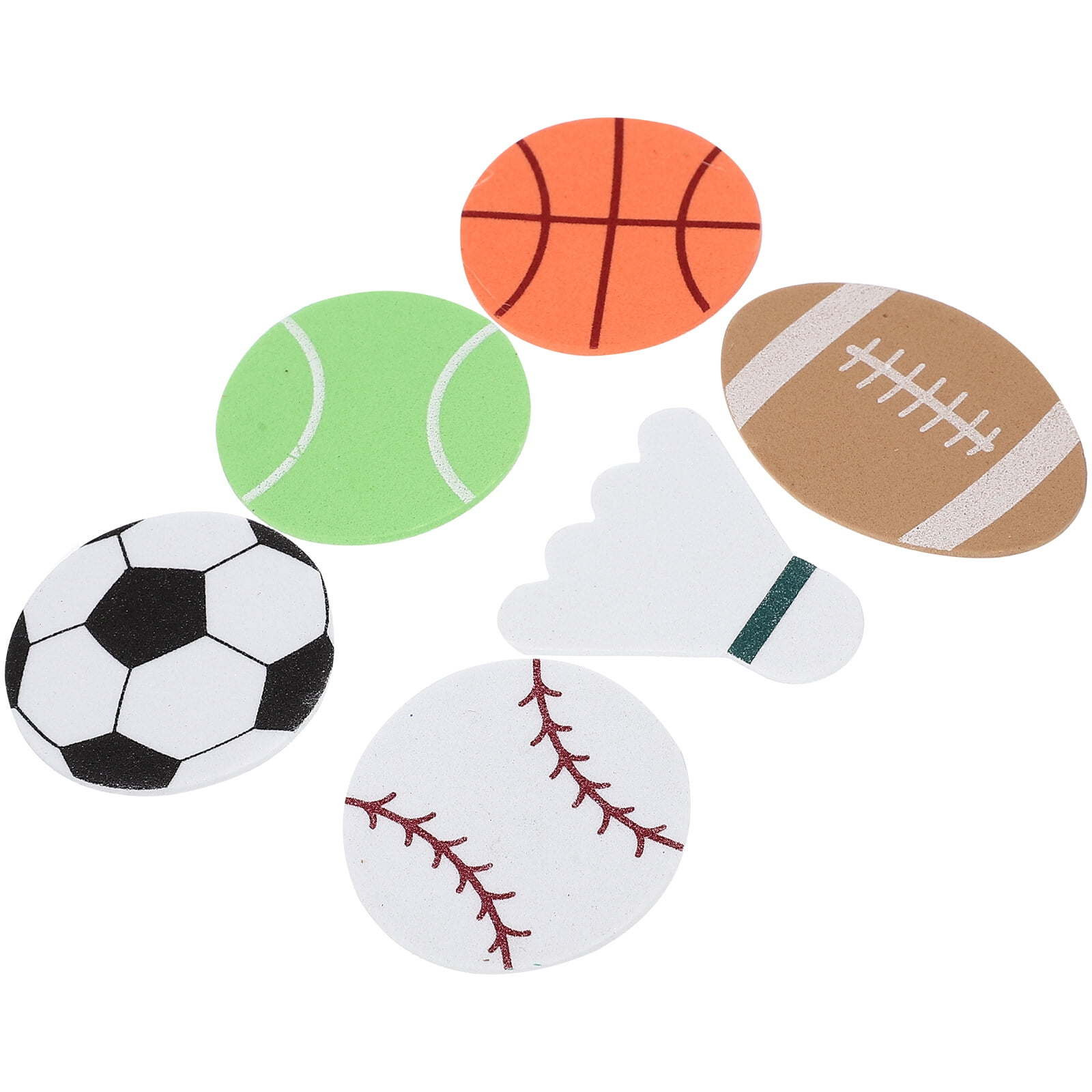 4 Packs Foam Ball Sticker Toy Decorations Decals Child - Walmart.com