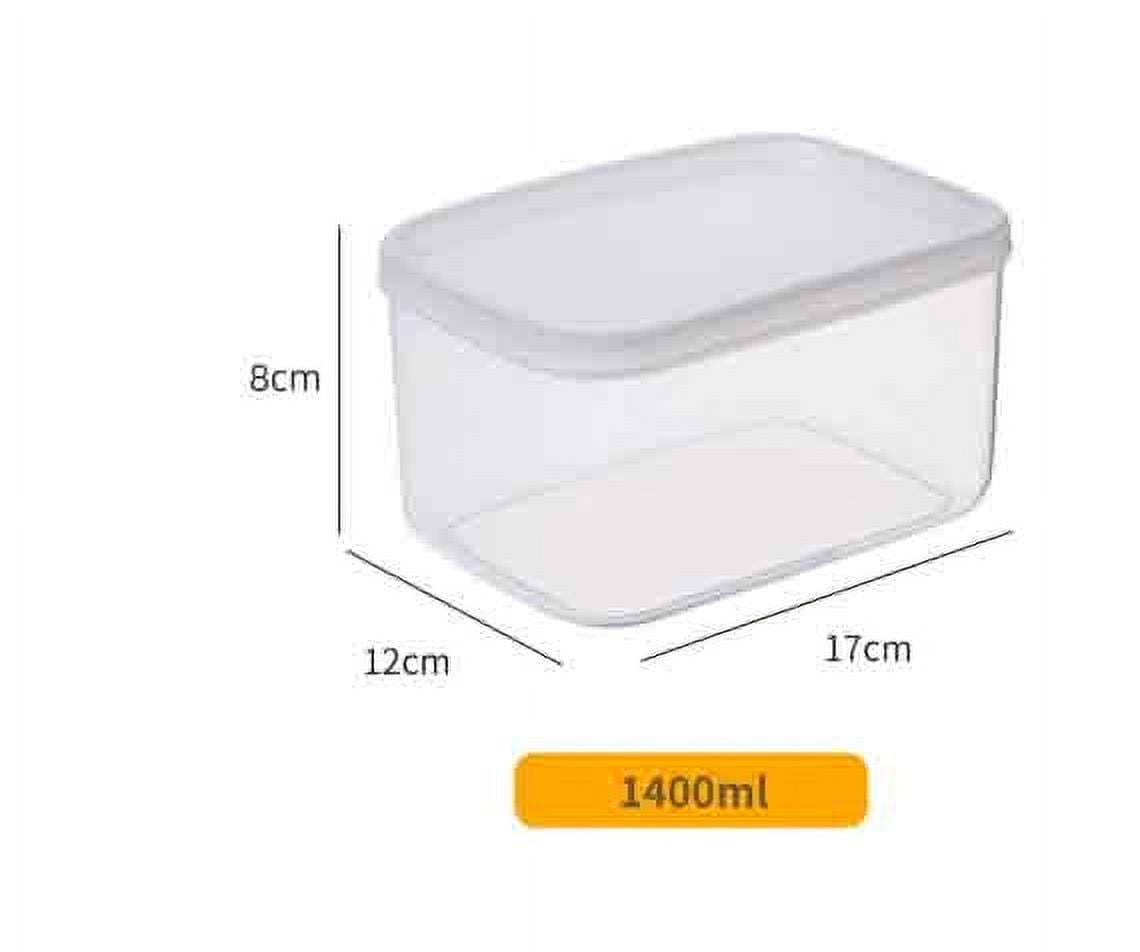 4 Packs Food Storage Containers Set Large Capacity Airtight Kitchen ...