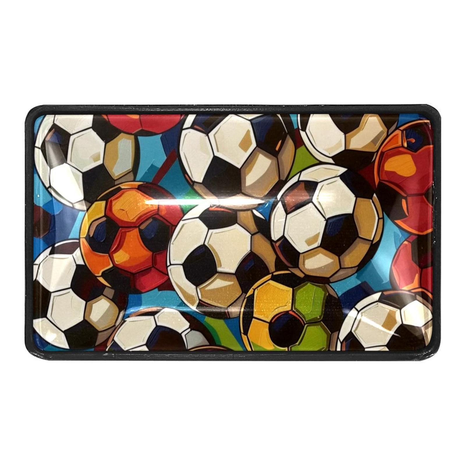 4 Packs Football Soccers Crystal Glass Cabinet Knobs Drawer Handles for ...