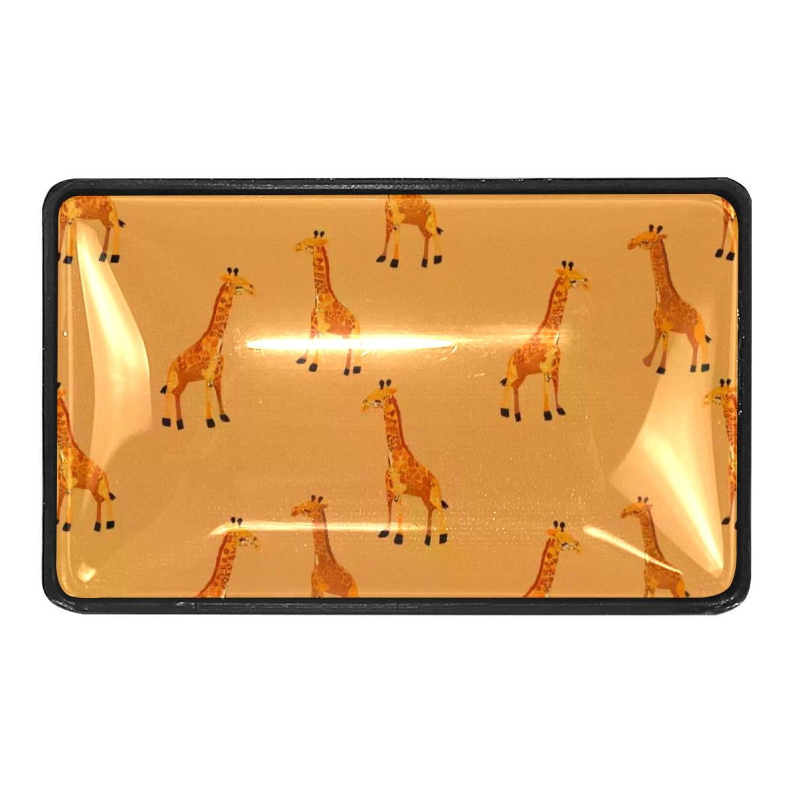 4 Packs Giraffe Calf Crystal Glass Cabinet Knobs Drawer Handles for ...