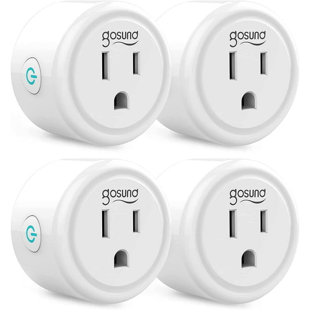 4 Packs Gosund Mini Smart Plug Outlet Socket Remote Control W/ Timer ...