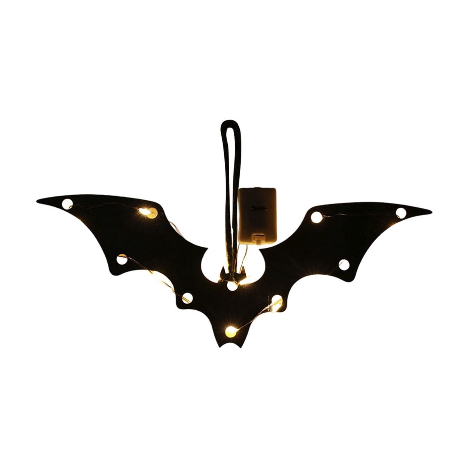 4 Packs Halloween LED Light Up Door Sign Battery Powered Hanging Decor ...
