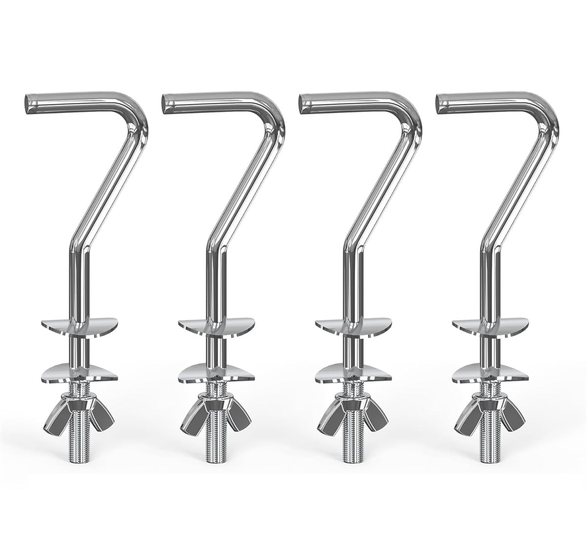 4 Packs Hammock Hooks GIXUSIL Heavy Duty Replacement Hooks 3/8 Inch ...