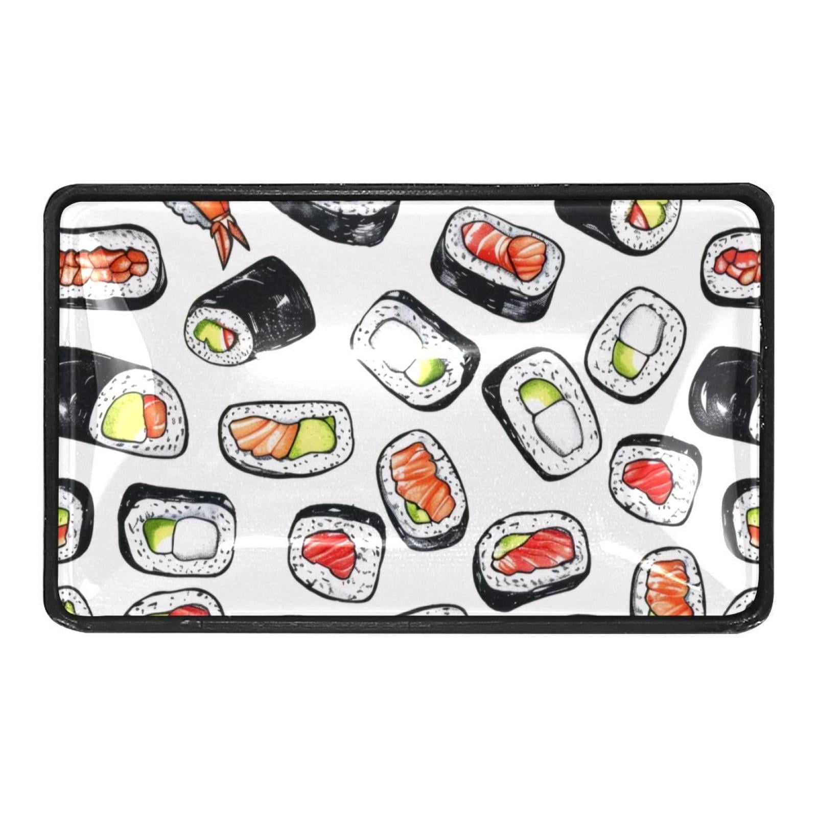 4 Packs Japanese Food Sushi Crystal Glass Cabinet Knobs Drawer Handles ...