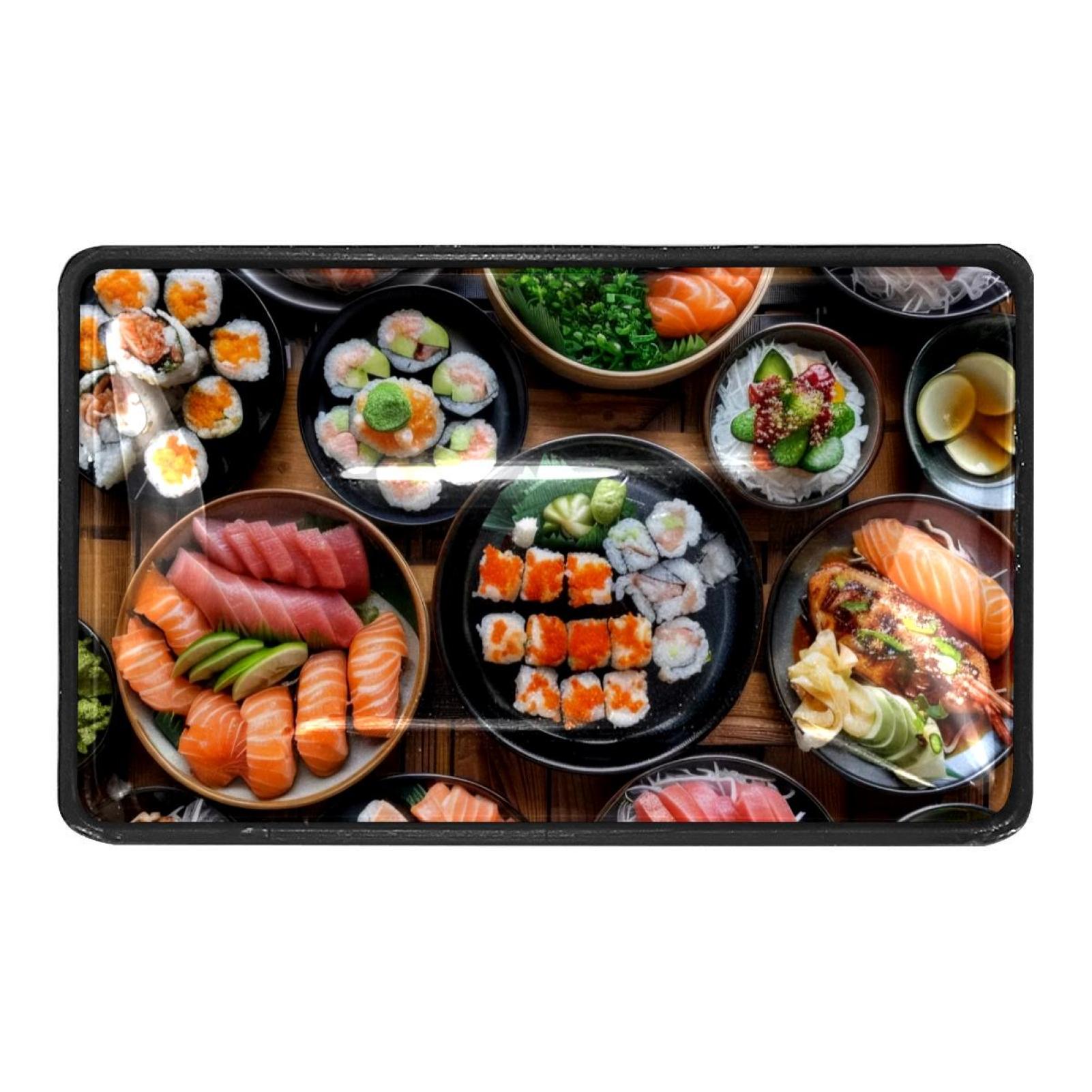 4 Packs Japanese Food Sushi Feast Crystal Glass Cabinet Knobs Drawer ...
