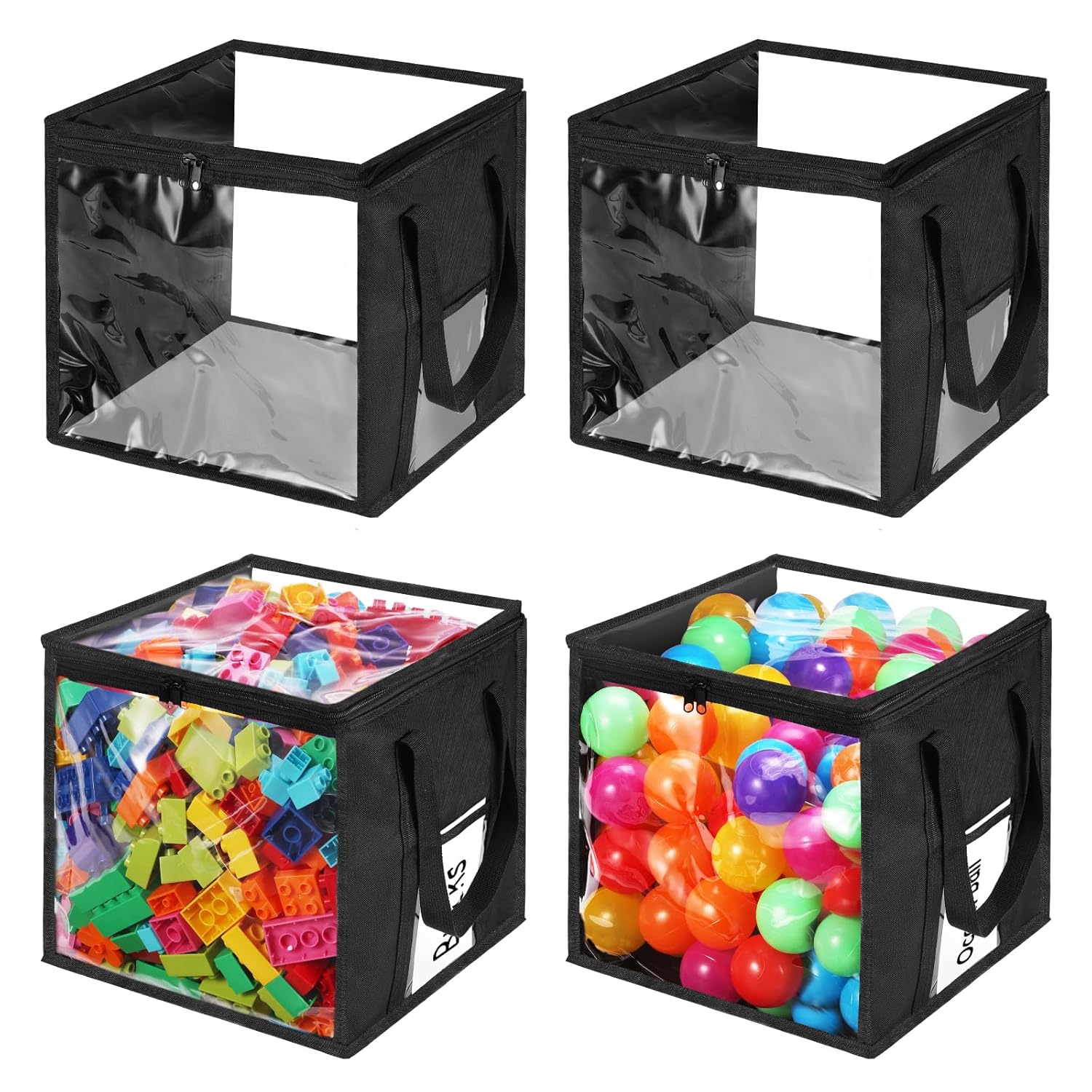 4 Packs Large Toy Storage Bins 12