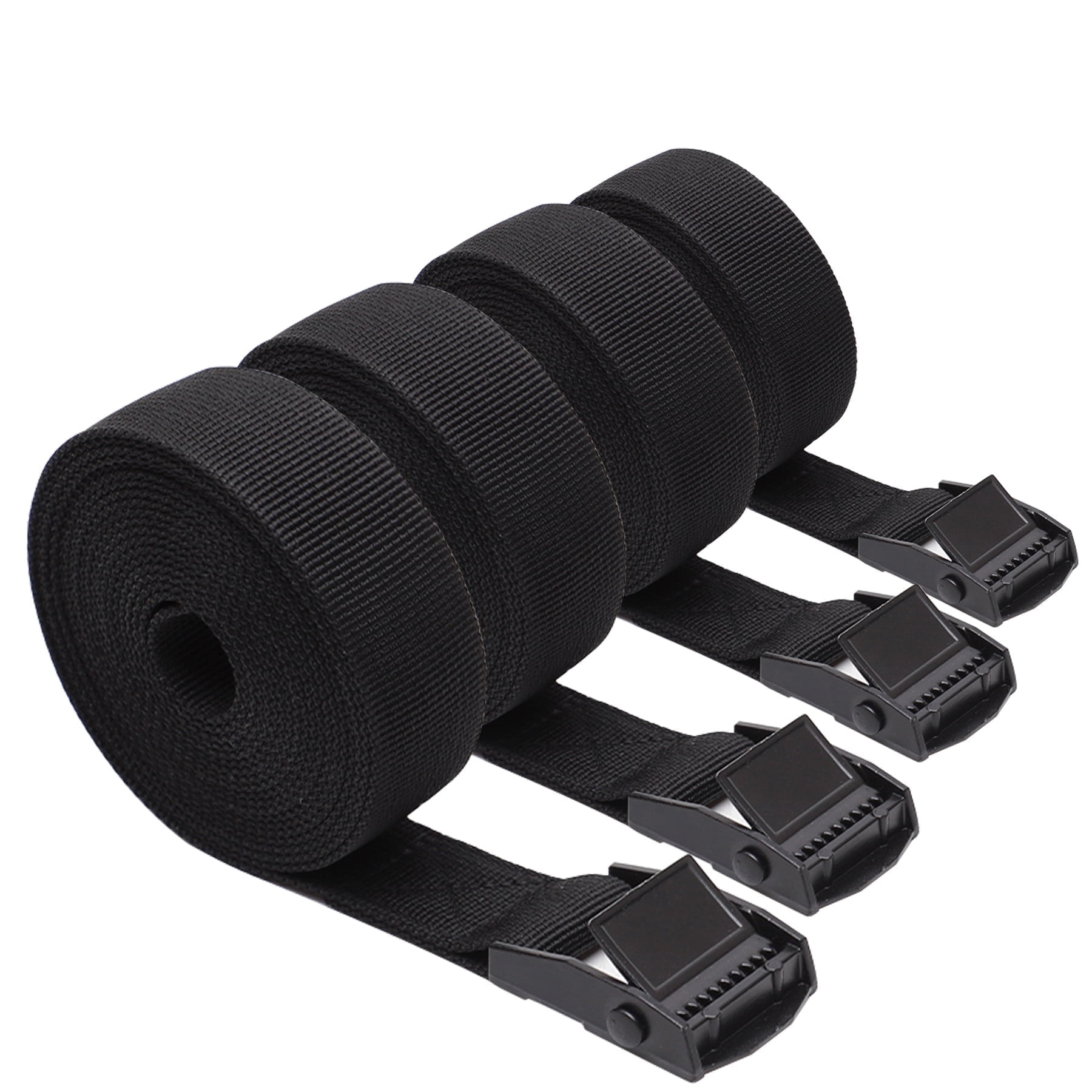 4 Packs Lashing Straps Cargo Tie-Down Strap up to 600lbs, 1" x 9.84 ft ...