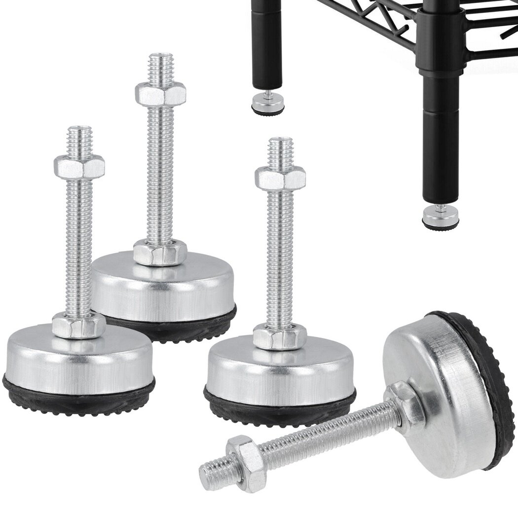 Heavy Duty Adjustable Leveling Feet Hex Nuts Lock Furniture Feet ...