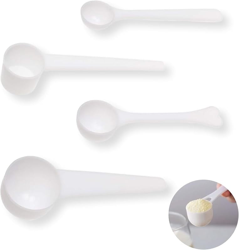 4 Packs Measuring Spoons Set 1g 3g 5g 10g Scoops for Coffee Protein ...