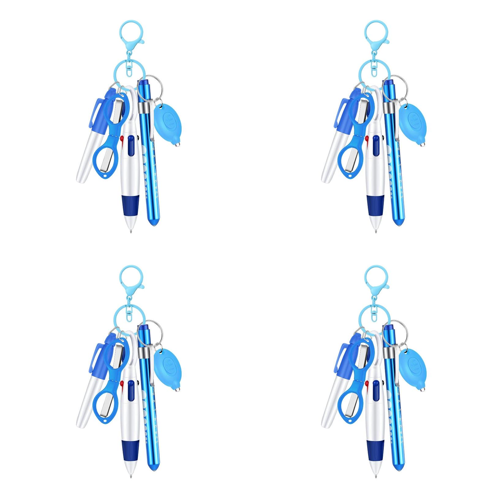 4 Packs Nurse Badge Pen Tool Accessories Include Nursing Keychain Clip ...