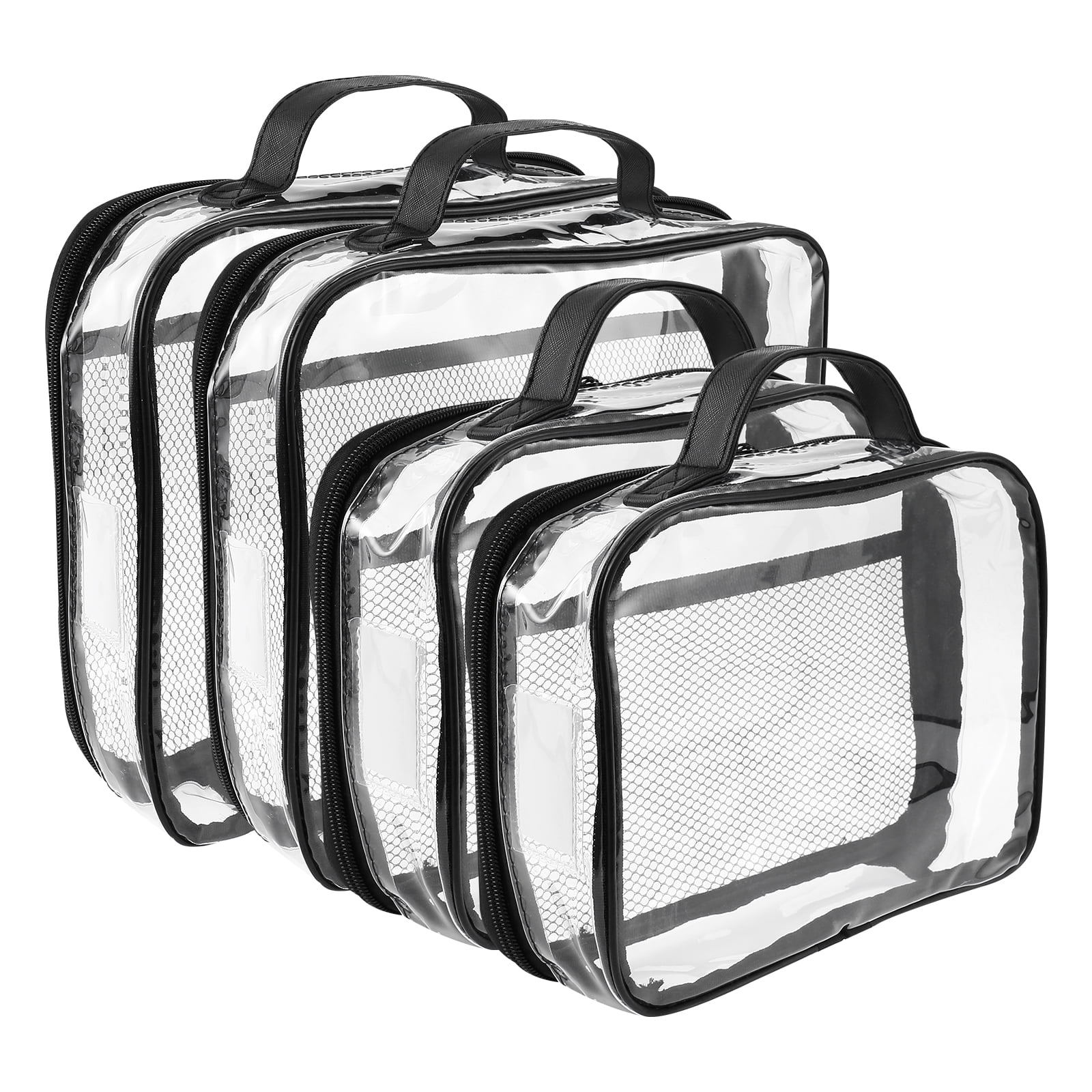 4 Packs PVC Zippered Blocks Set, Toy, Clay, Board game Storage ...