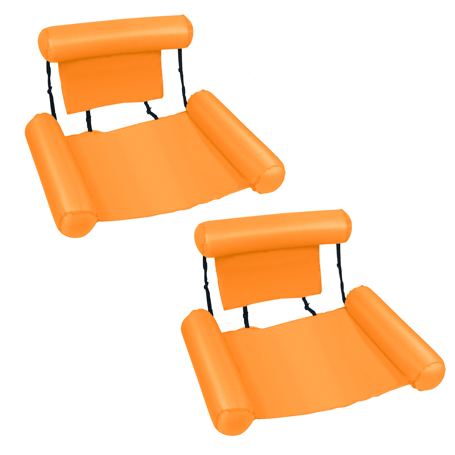 4 Packs Pool Floats Chair for Adult Hammock Inflatable Pool Lounge ...