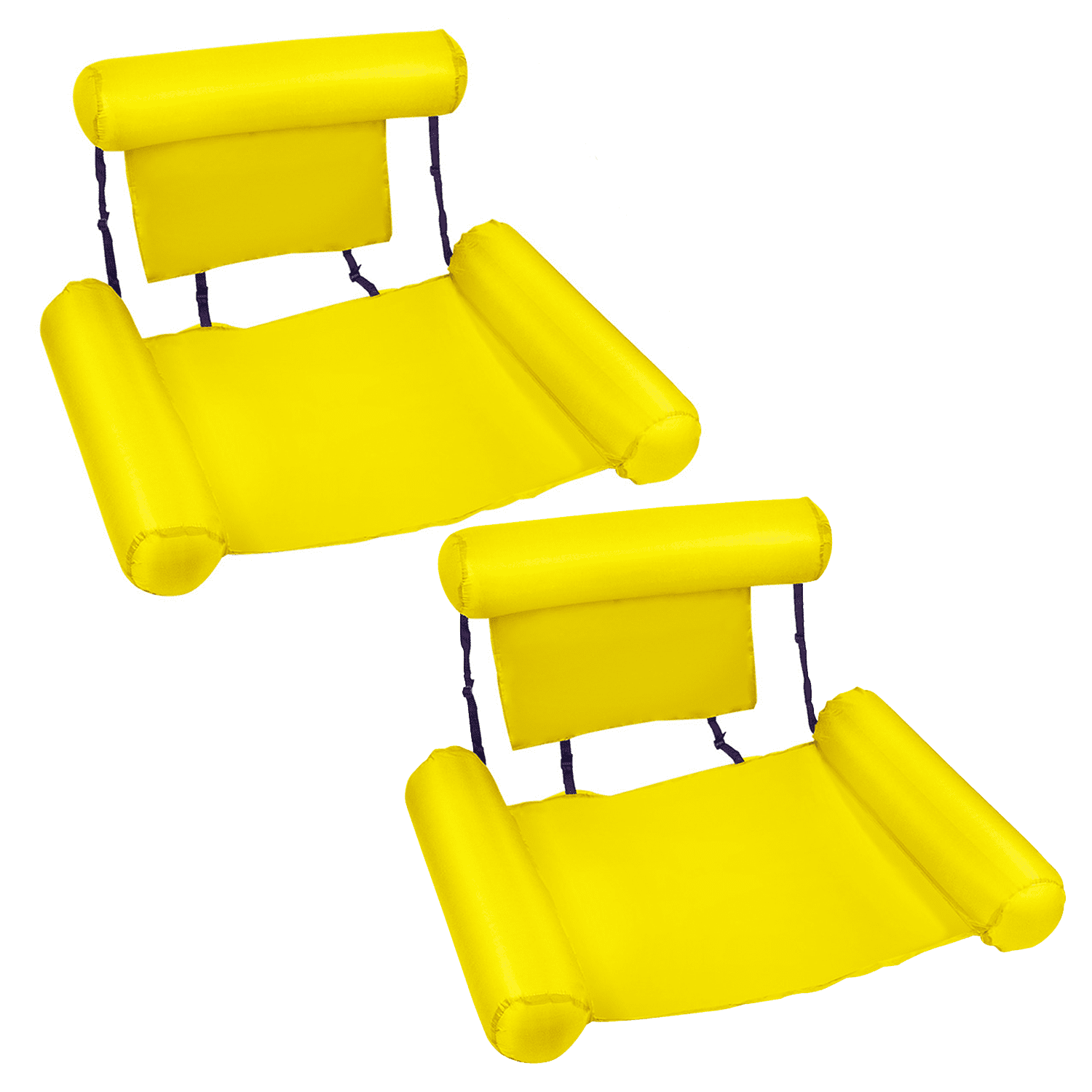 4 Packs Pool Floats Chair for Adult Hammock Inflatable Pool Lounge ...