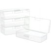 Paylak 12 Storage Square Clear Container For Crafts Beads Small Items ...