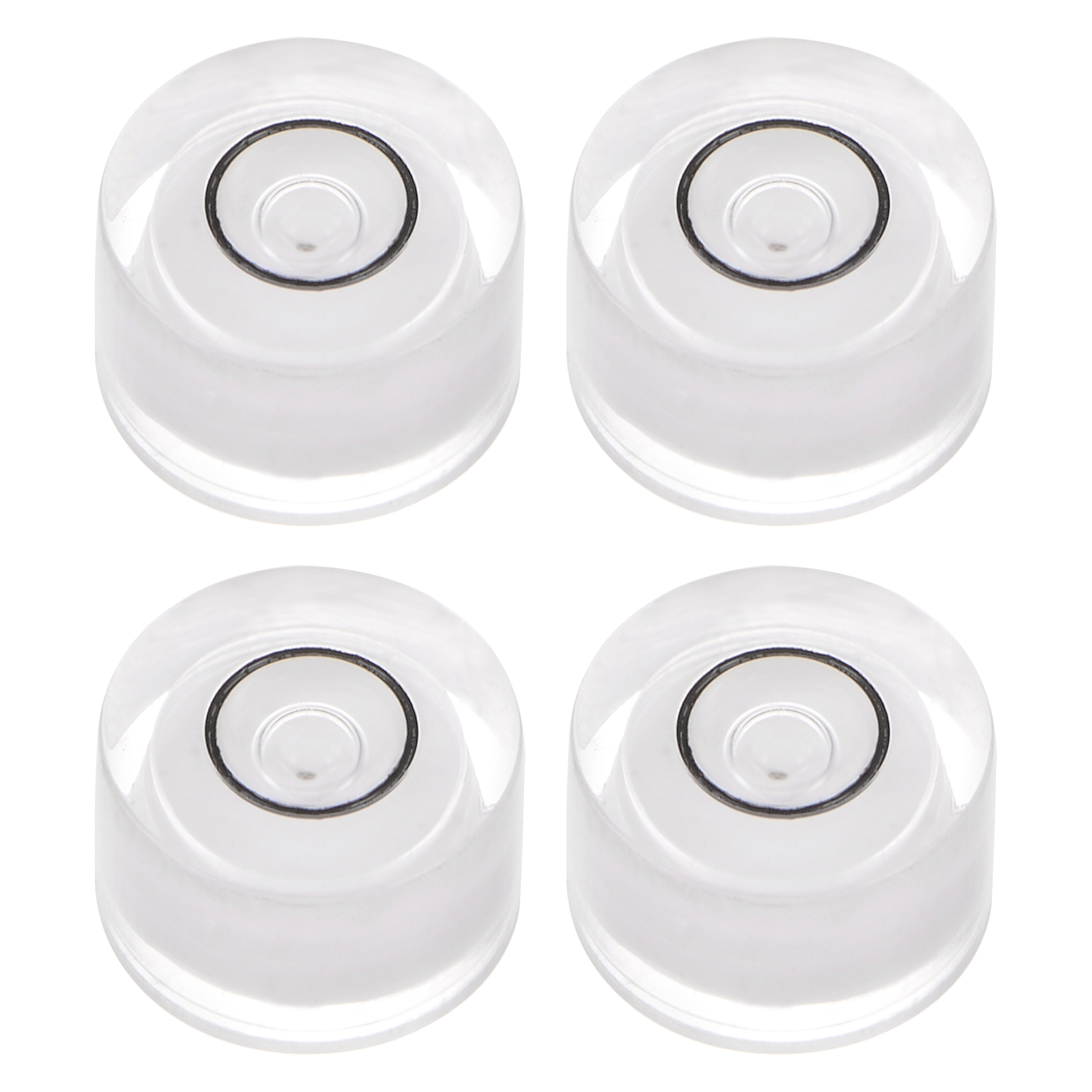 4 Packs Round Bubble Level 10x6mm Mini Circular Bullseye Spirit Levels ...