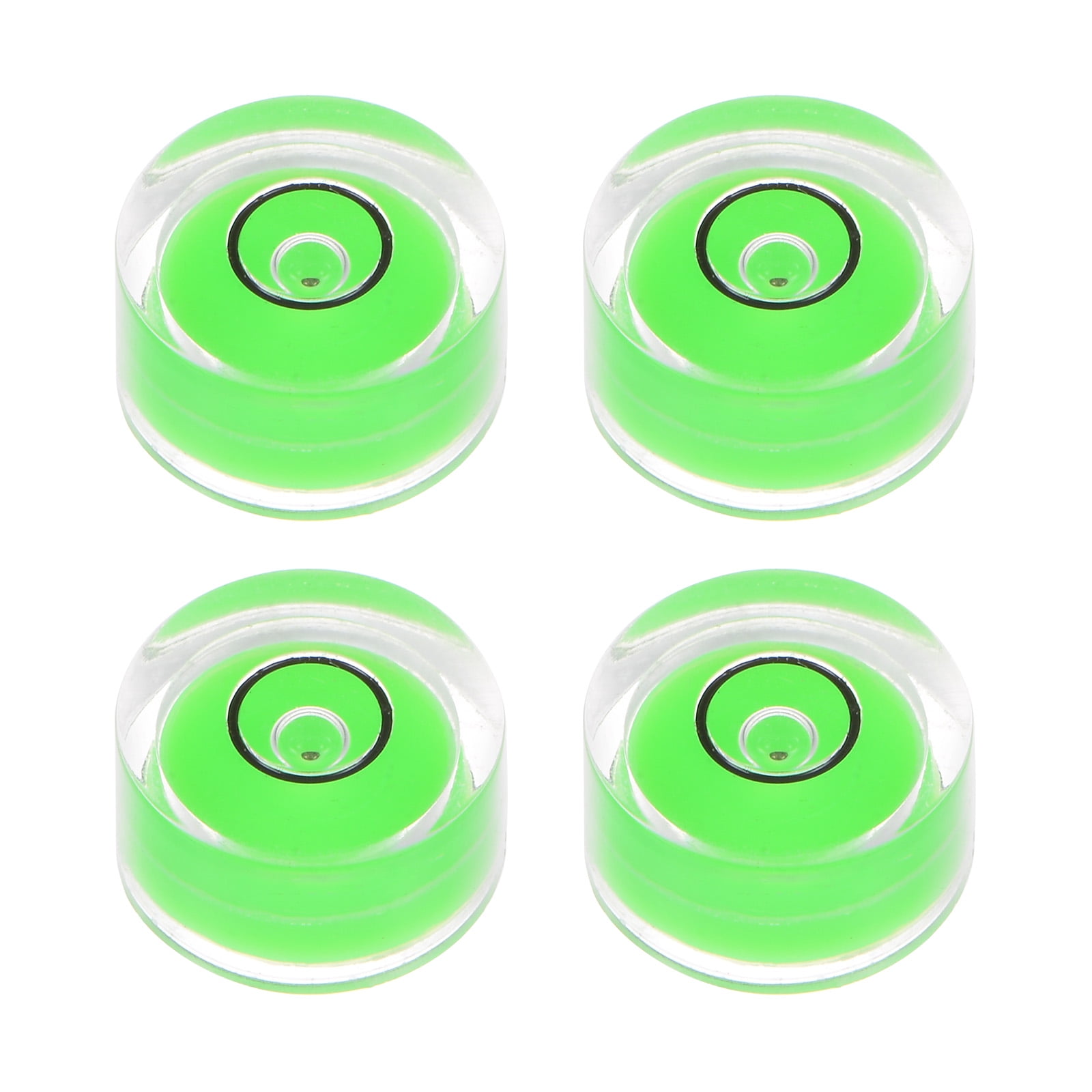 4 Packs Round Bubble Level 12x6mm Mini Circular Bullseye Spirit Levels ...