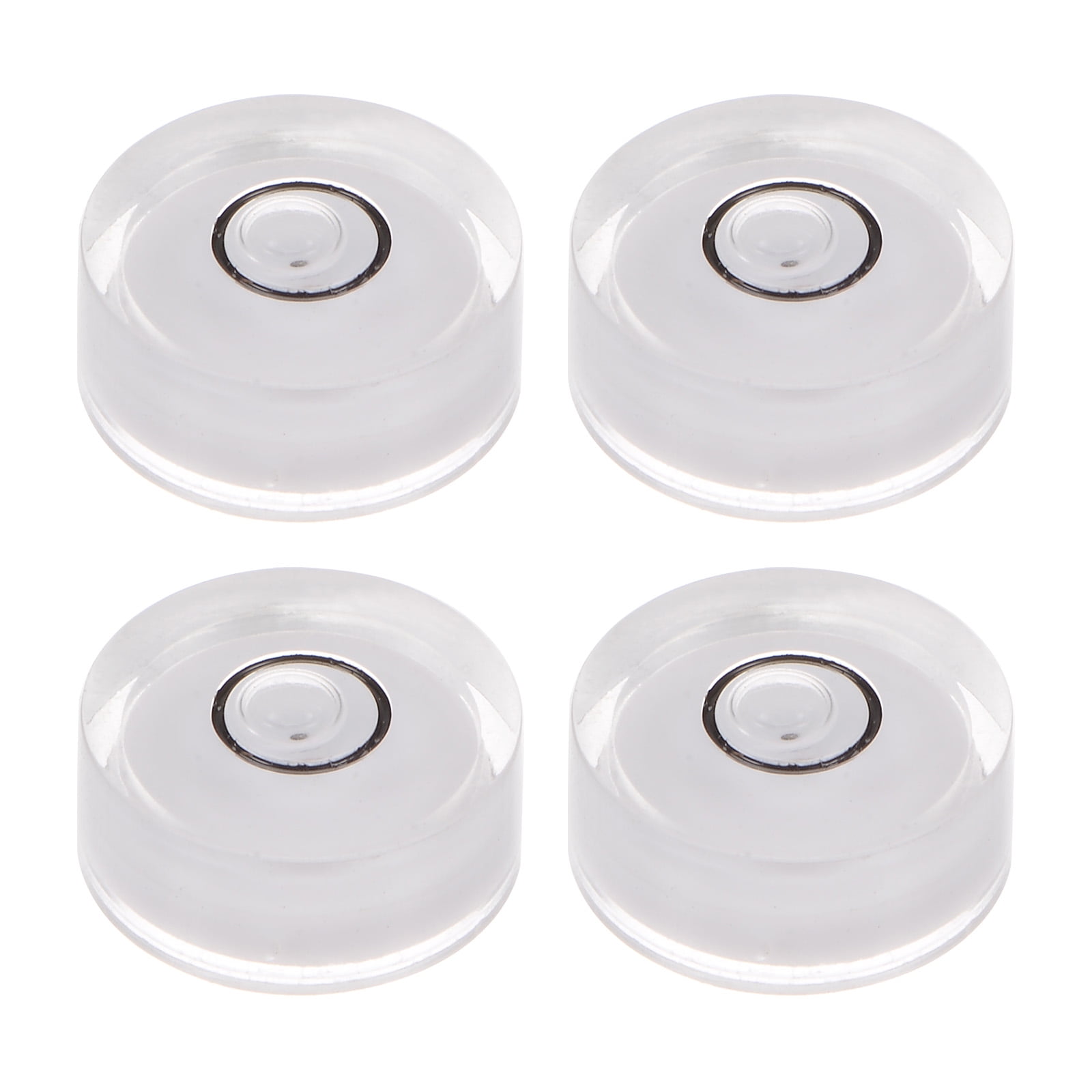 4 Packs Round Bubble Level 15x6mm Mini Circular Bullseye Spirit Levels ...