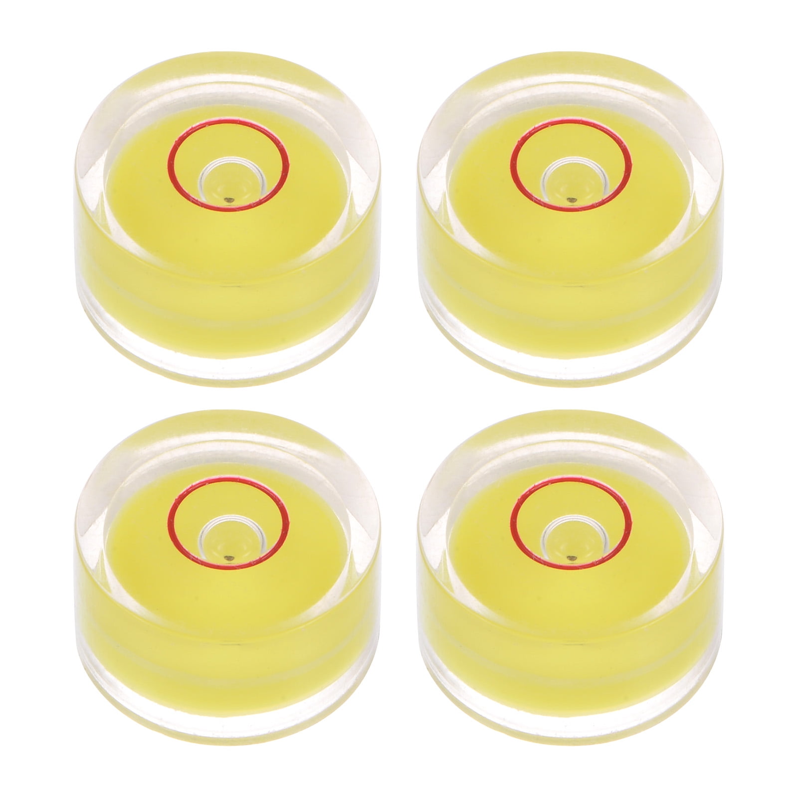 4 Packs Round Bubble Level 15x8mm Mini Circular Bullseye Spirit Levels ...