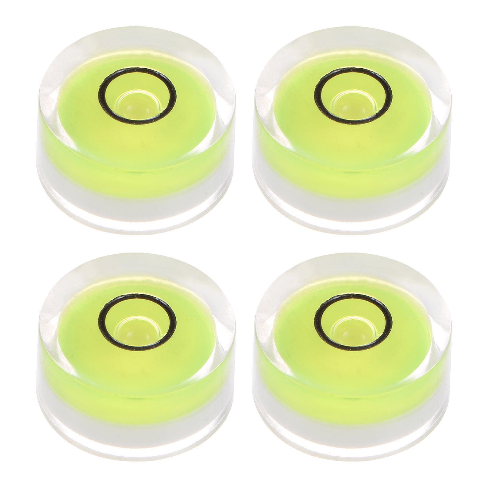 4 Packs Round Bubble Level 18x9mm Mini Circular Bullseye Spirit Levels ...