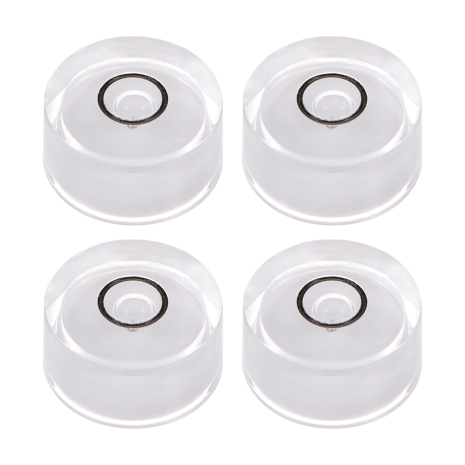 4 Packs Round Bubble Level 18x9mm Mini Circular Bullseye Spirit Levels ...
