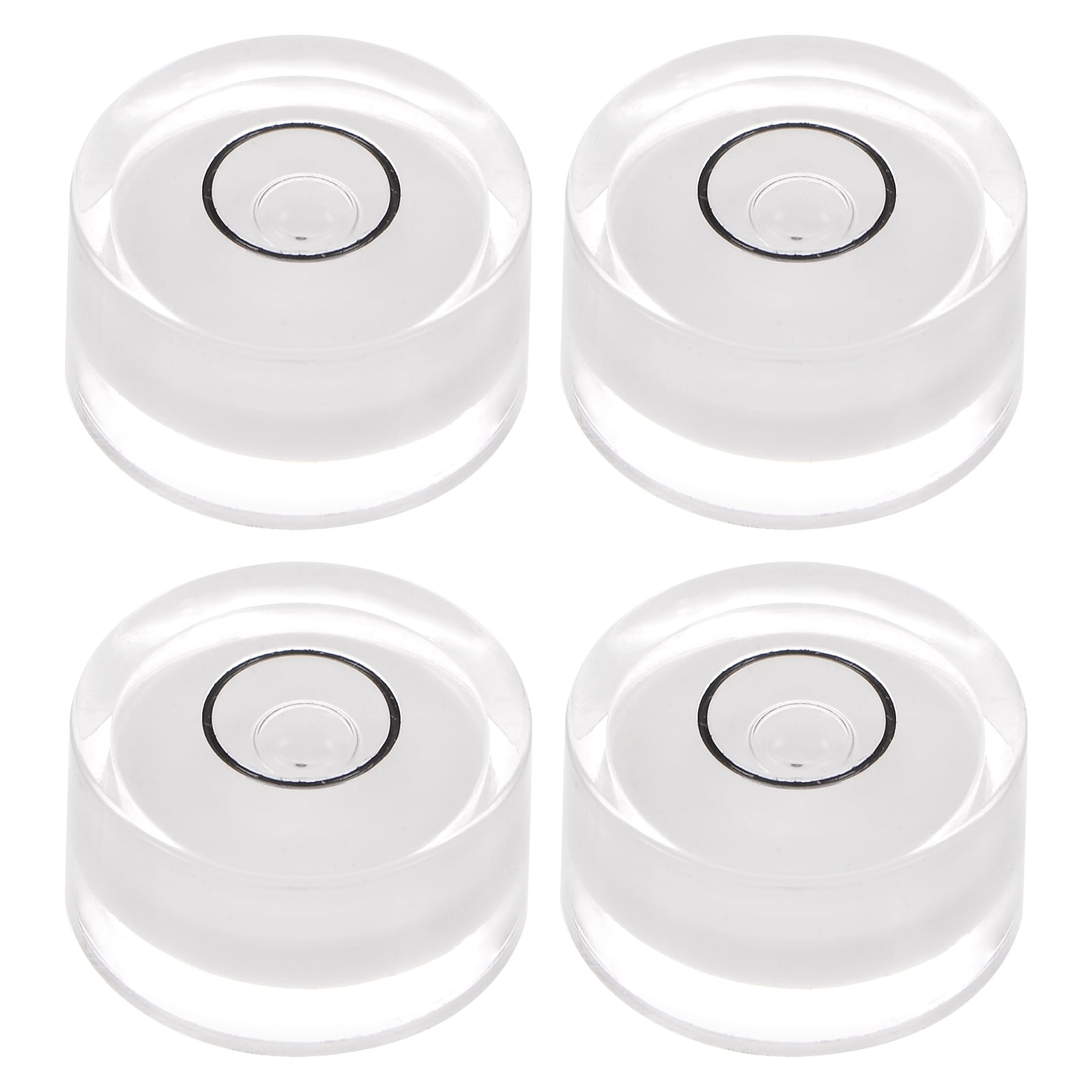 4 Packs Round Bubble Level 19x10mm Mini Circular Bullseye Spirit Levels ...