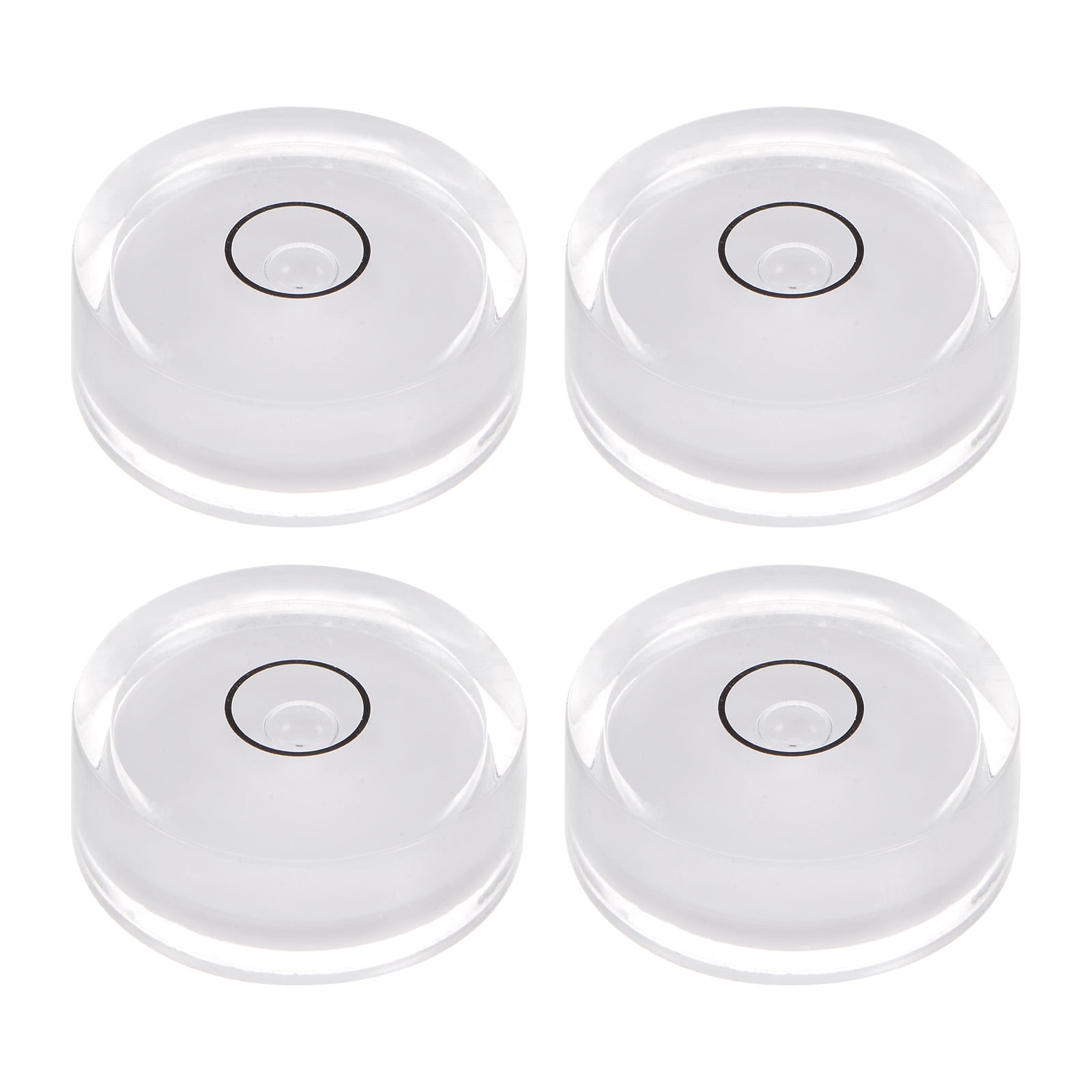 4 Packs Round Bubble Spirit Levels 32x12mm Small Circular Bullseye ...