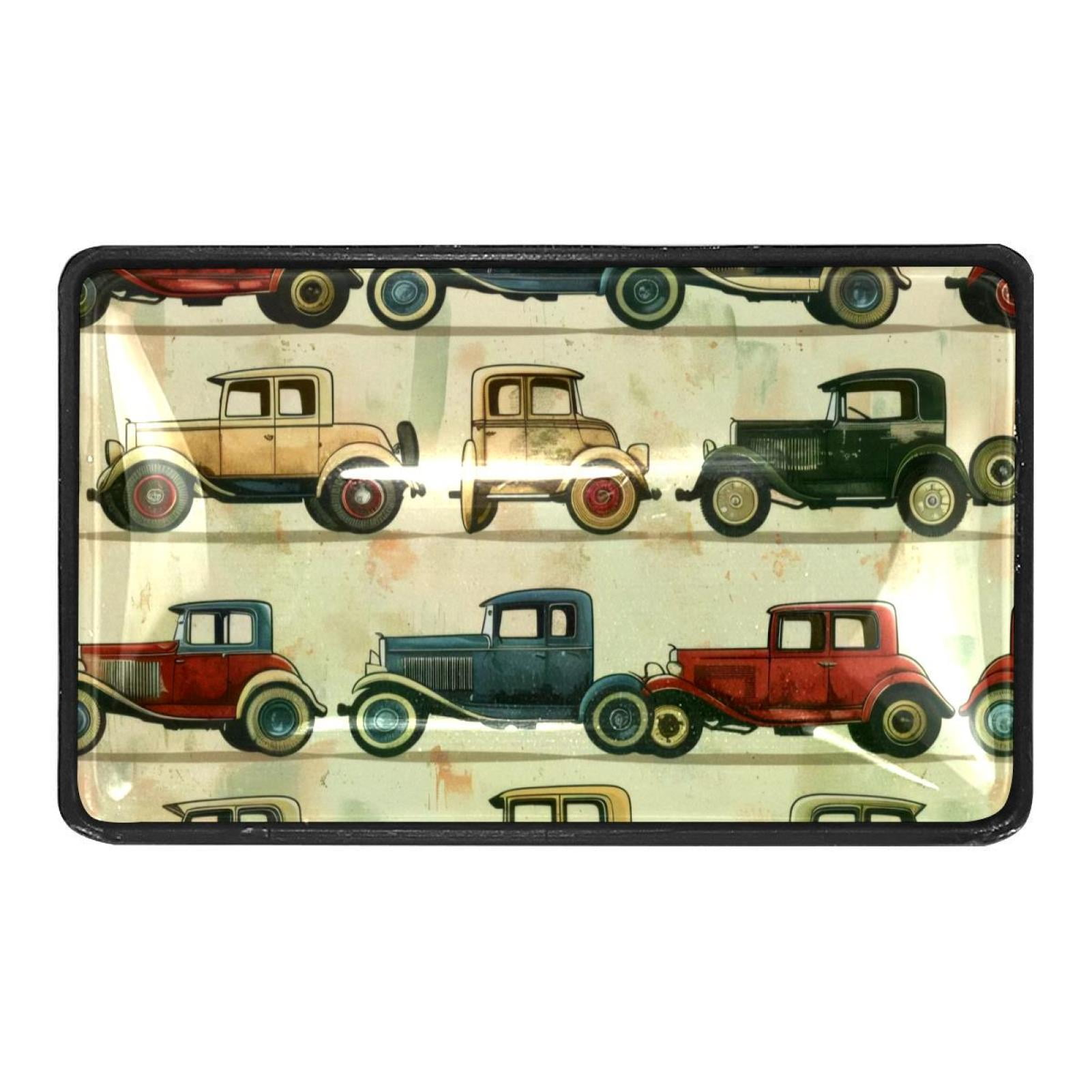 4 Packs Rows of Vintage Cars Crystal Glass Cabinet Knobs Drawer Handles ...