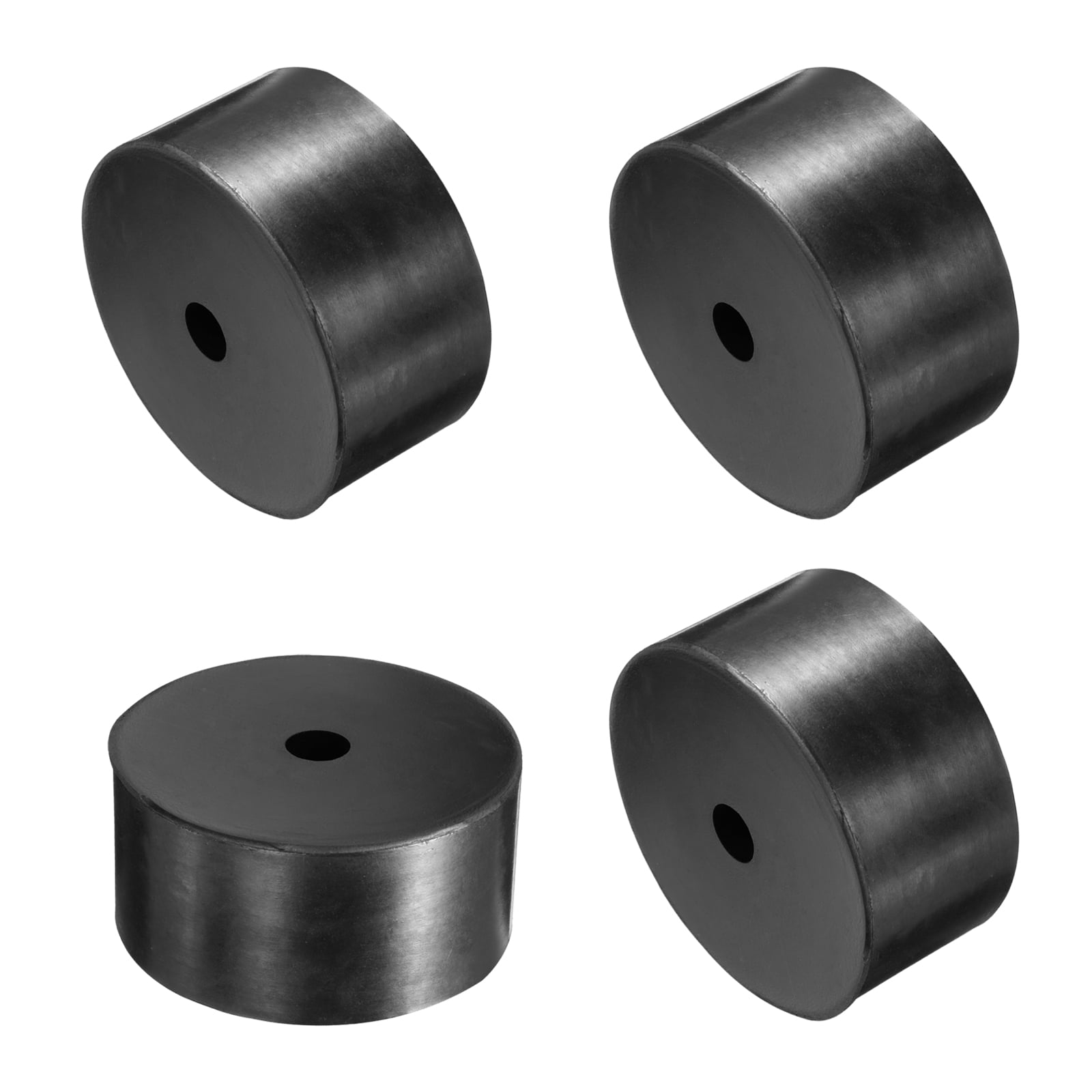 4 Packs Rubber Spacers 100mm OD, 15mm ID, 50mm Height Round Anti ...