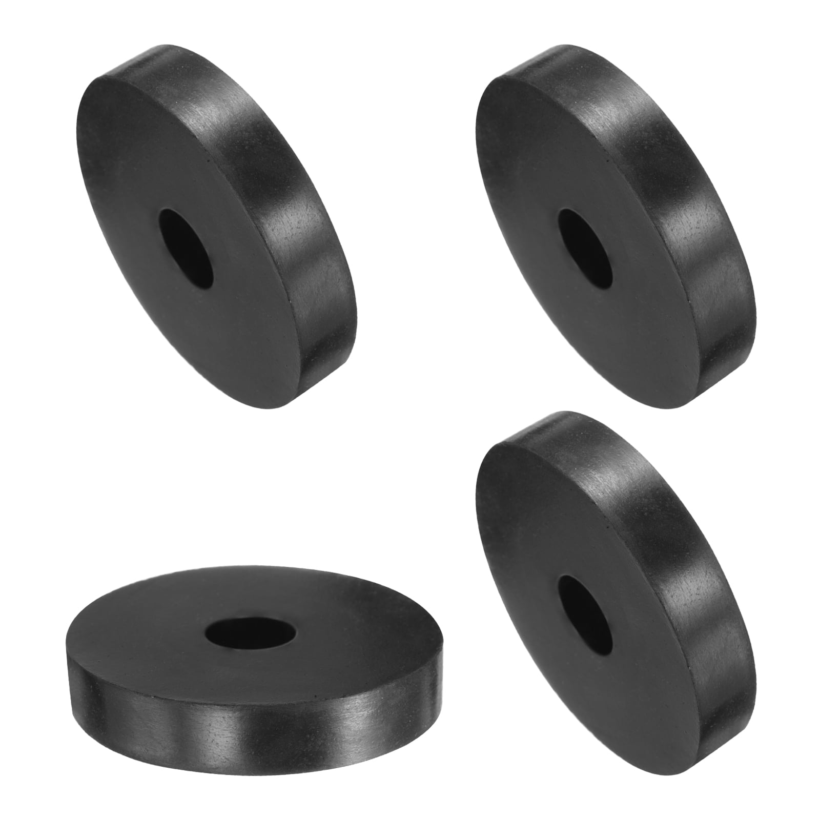 4 Packs Rubber Spacers 50mm OD, 14mm ID, 10mm Height Round Anti ...