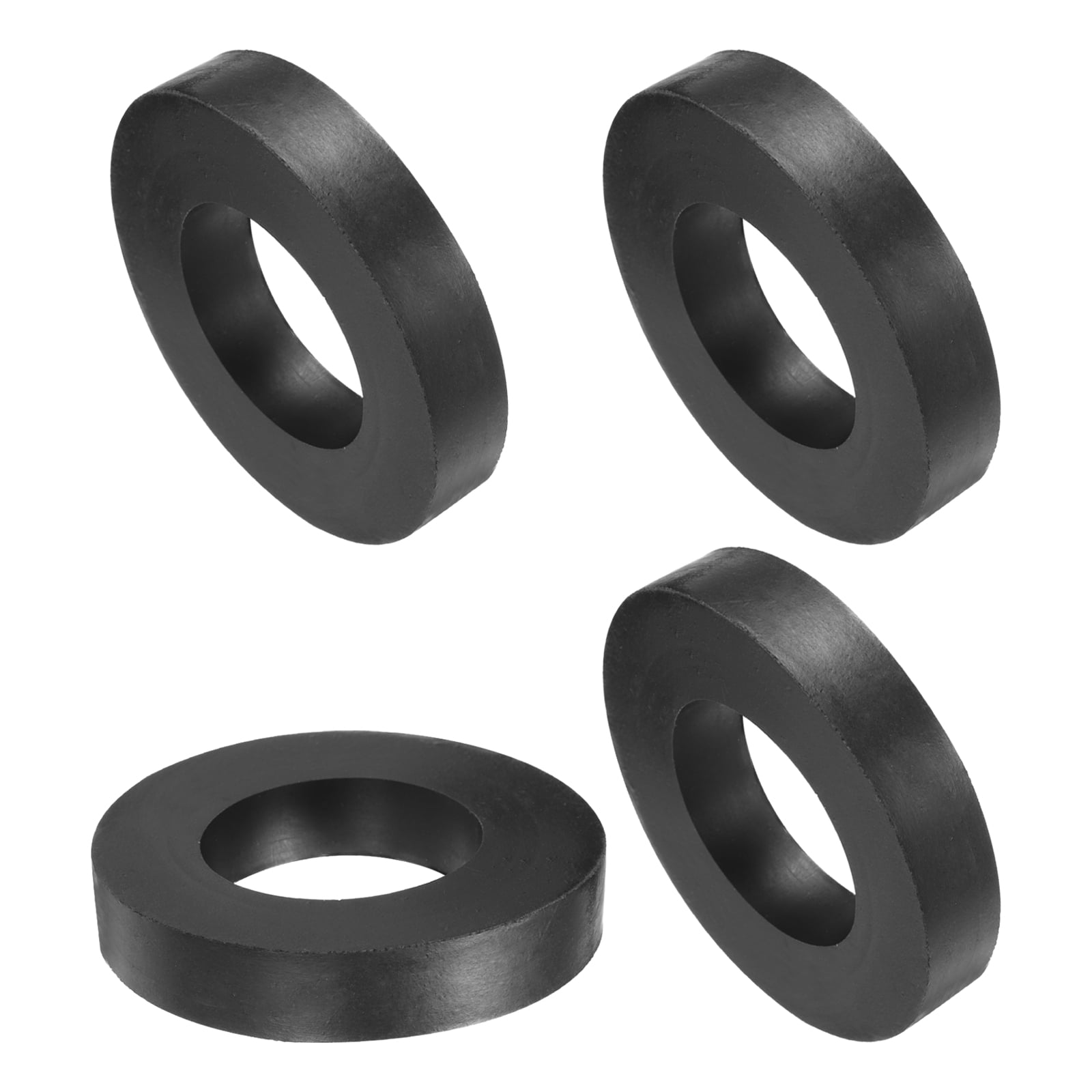 4 Packs Rubber Spacers 50mm OD, 26mm ID, 10mm Height Round Anti ...