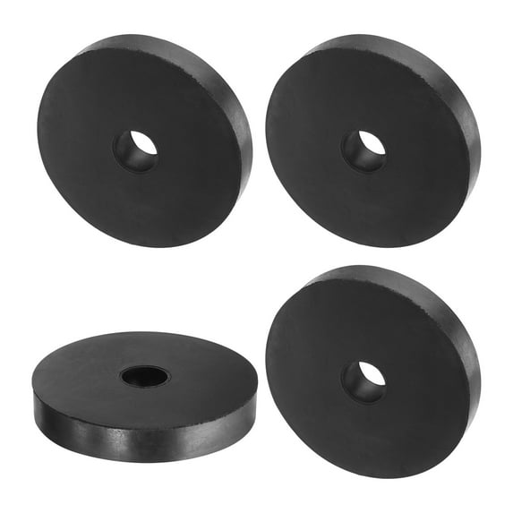 4 Packs Rubber Spacers 60mm OD, 12mm ID, 10mm Height Round Anti ...
