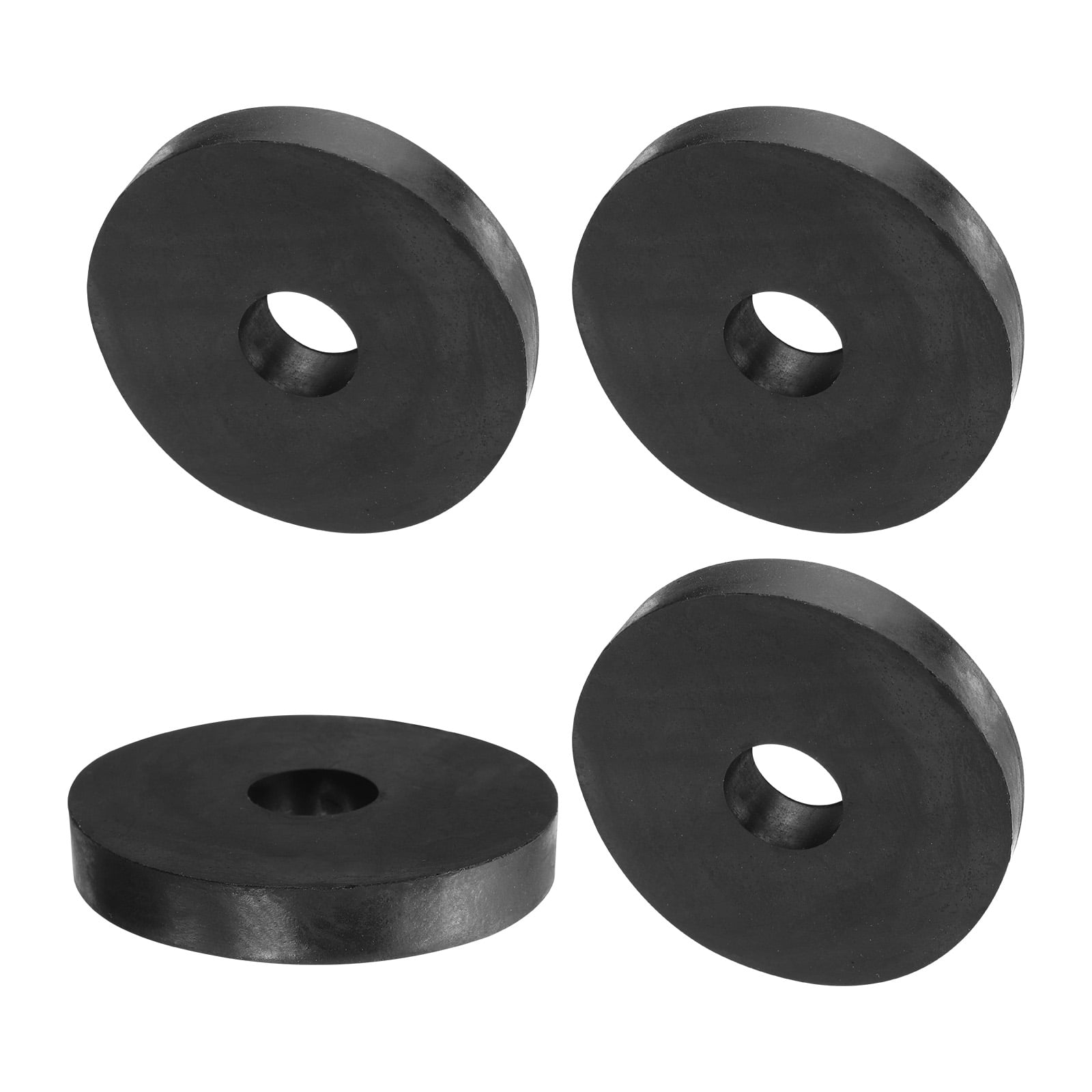 4 Packs Rubber Spacers 60mm OD, 15mm ID, 10mm Height Round Anti ...