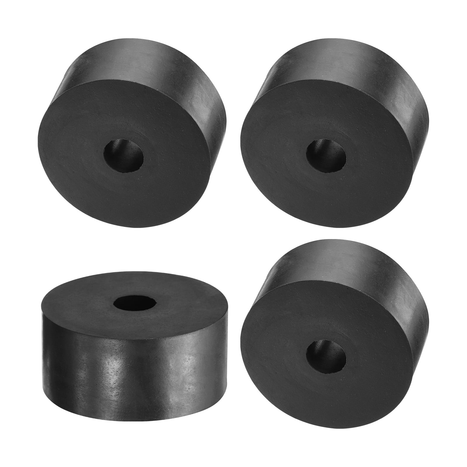 4 Packs Rubber Spacers 60mm OD, 15mm ID, 30mm Height Round Anti ...
