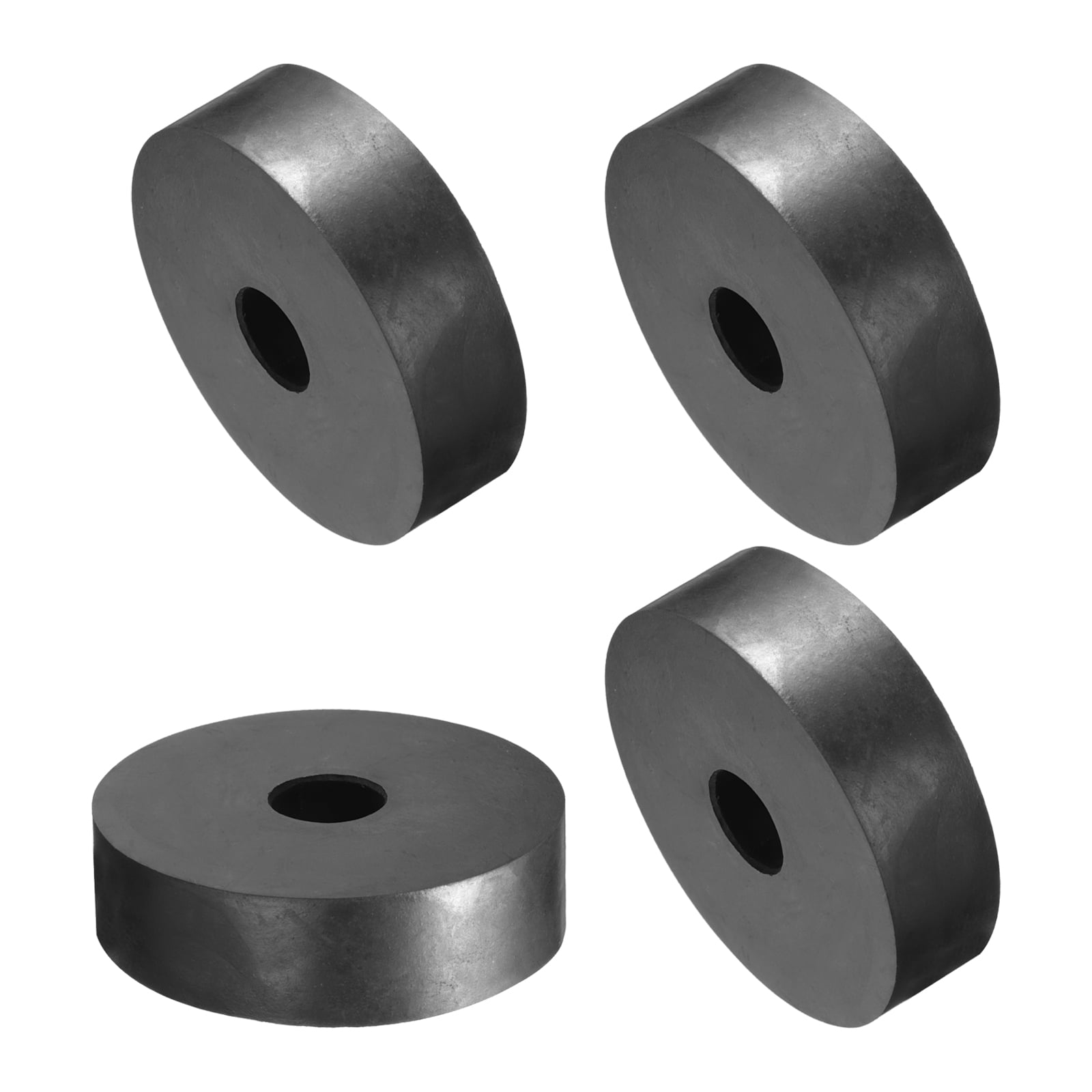 4 Packs Rubber Spacers 70mm OD, 12mm ID, 20mm Height Round Anti ...