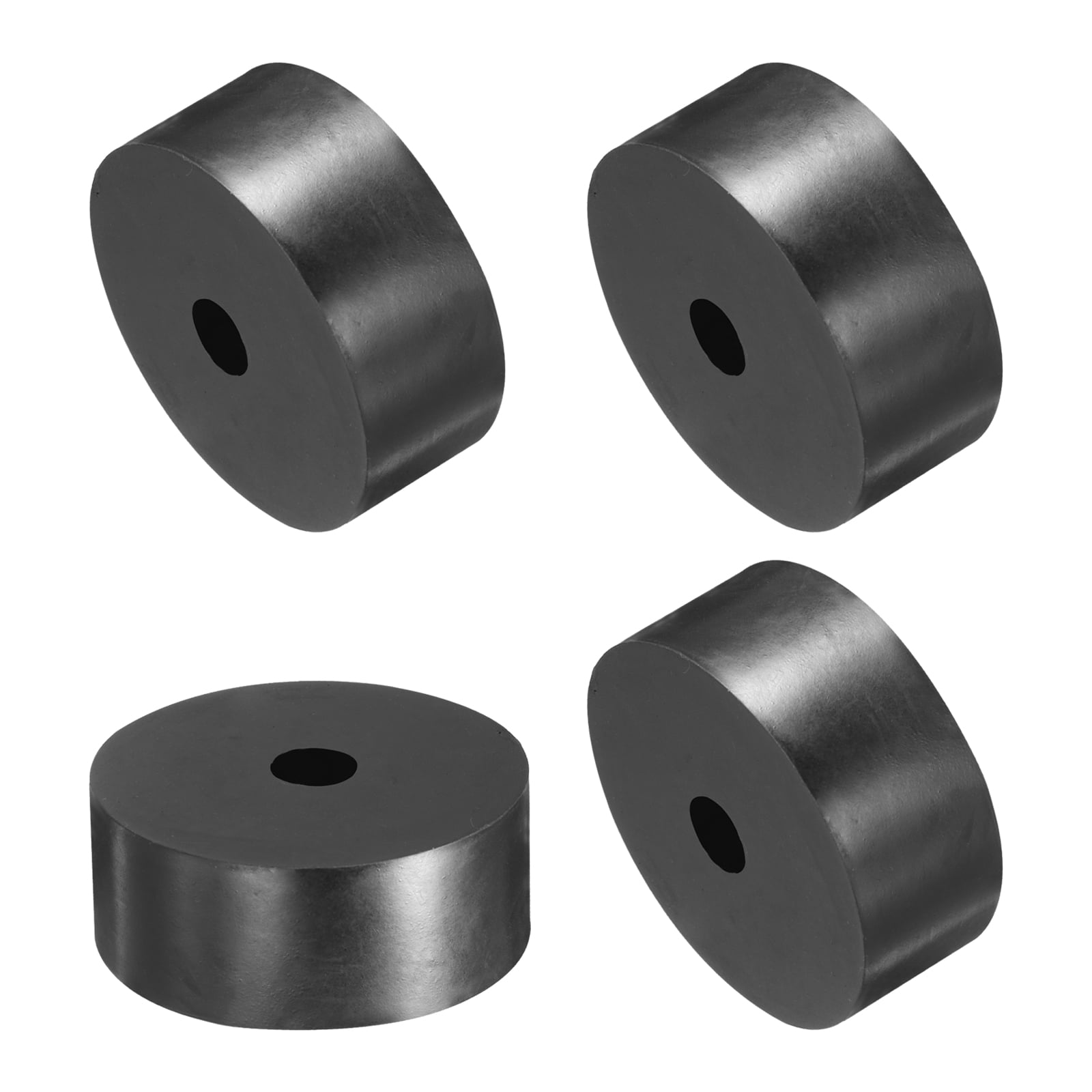 4 Packs Rubber Spacers 70mm OD, 15mm ID, 30mm Height Round Anti ...