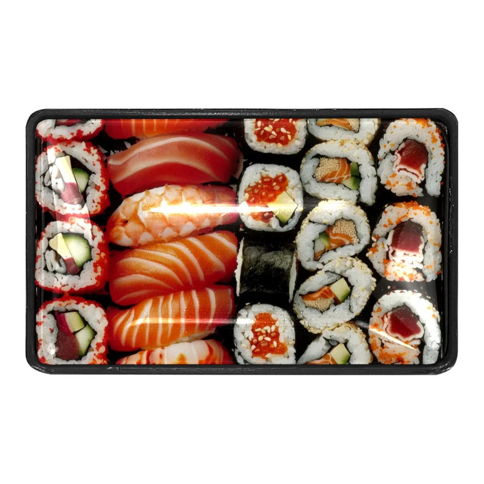 4 Packs Salmon and Fish Roe Sushi Crystal Glass Cabinet Knobs Drawer ...