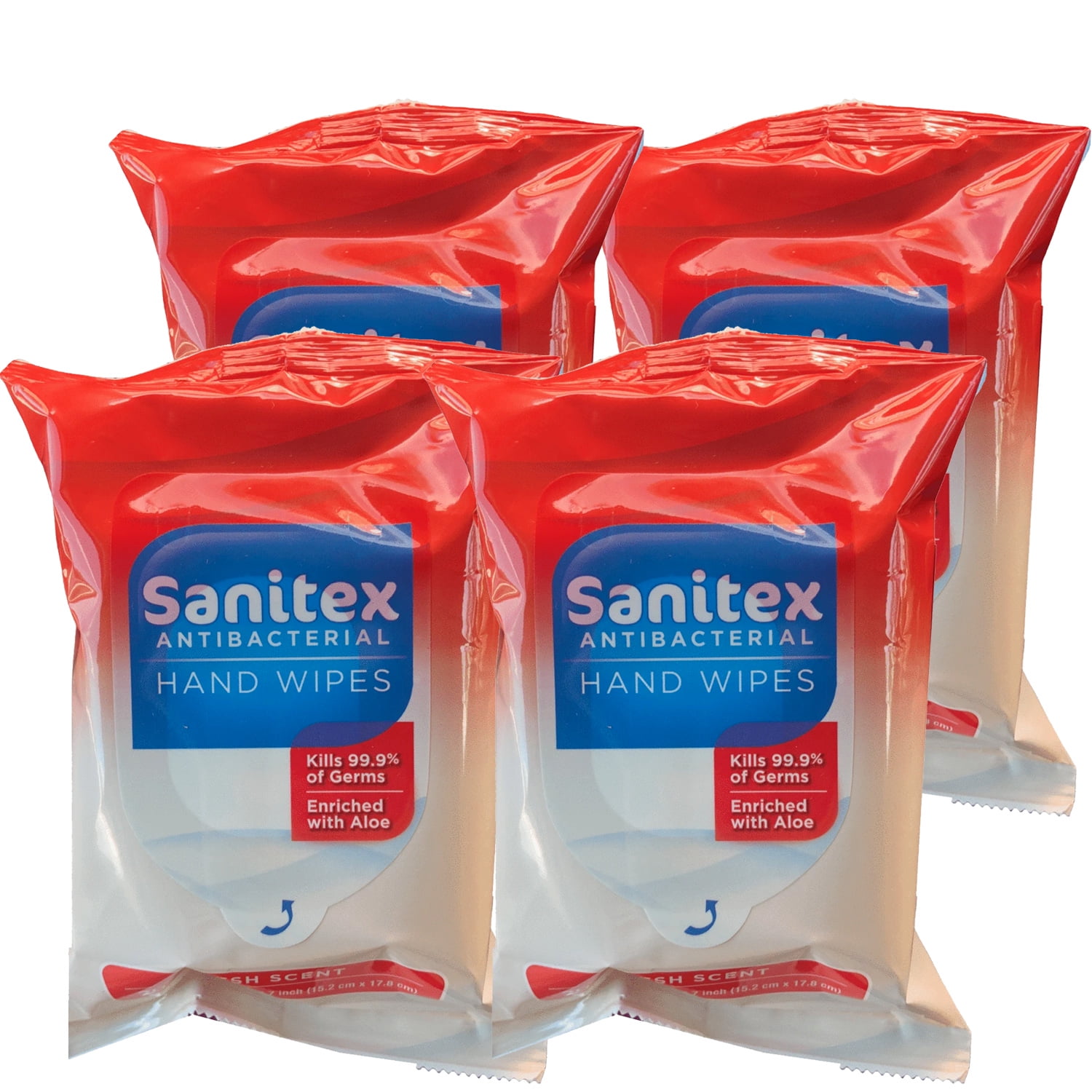 Sanitex Hand Wipes, Fresh Scent, Pack with 20 Wipes 4 - Walmart.com