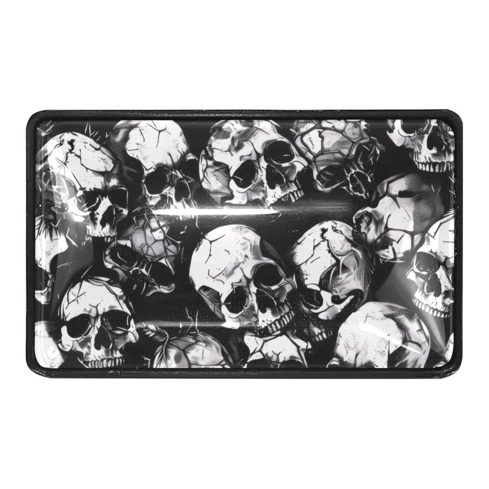 4 Packs Scary Dead Skulls Crystal Glass Cabinet Knobs Drawer Handles ...
