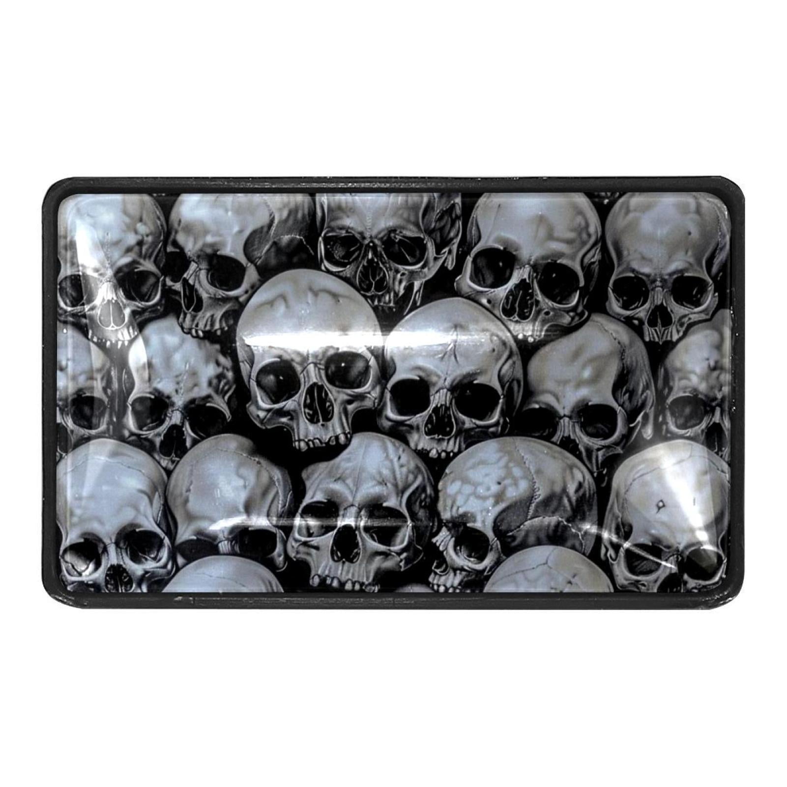 4 Packs Scary Human Skull Head Crystal Glass Cabinet Knobs Drawer ...