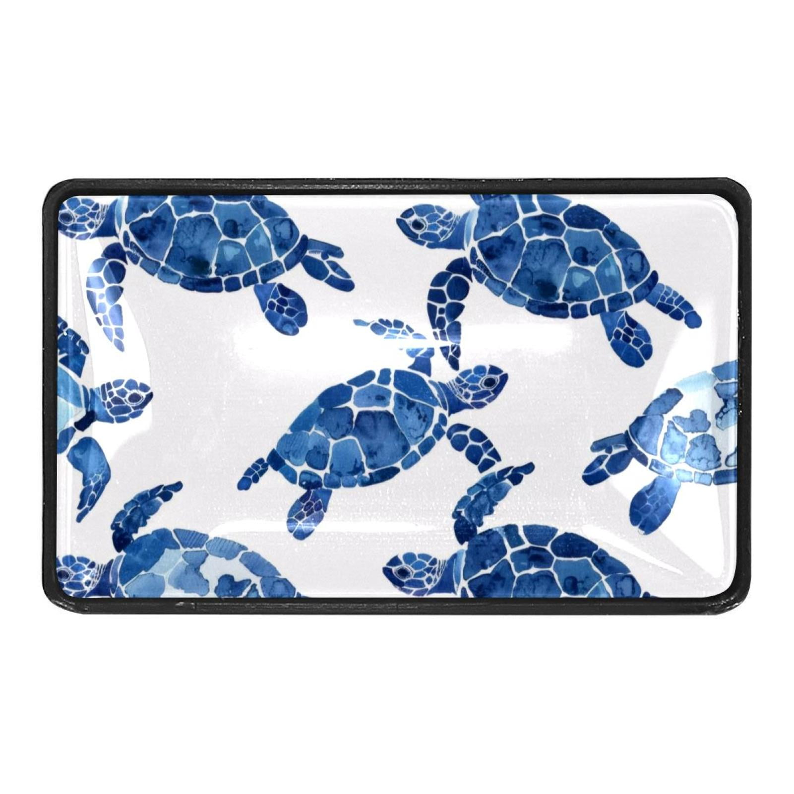 4 Packs Sea Turtles Crystal Glass Cabinet Knobs Drawer Handles for ...